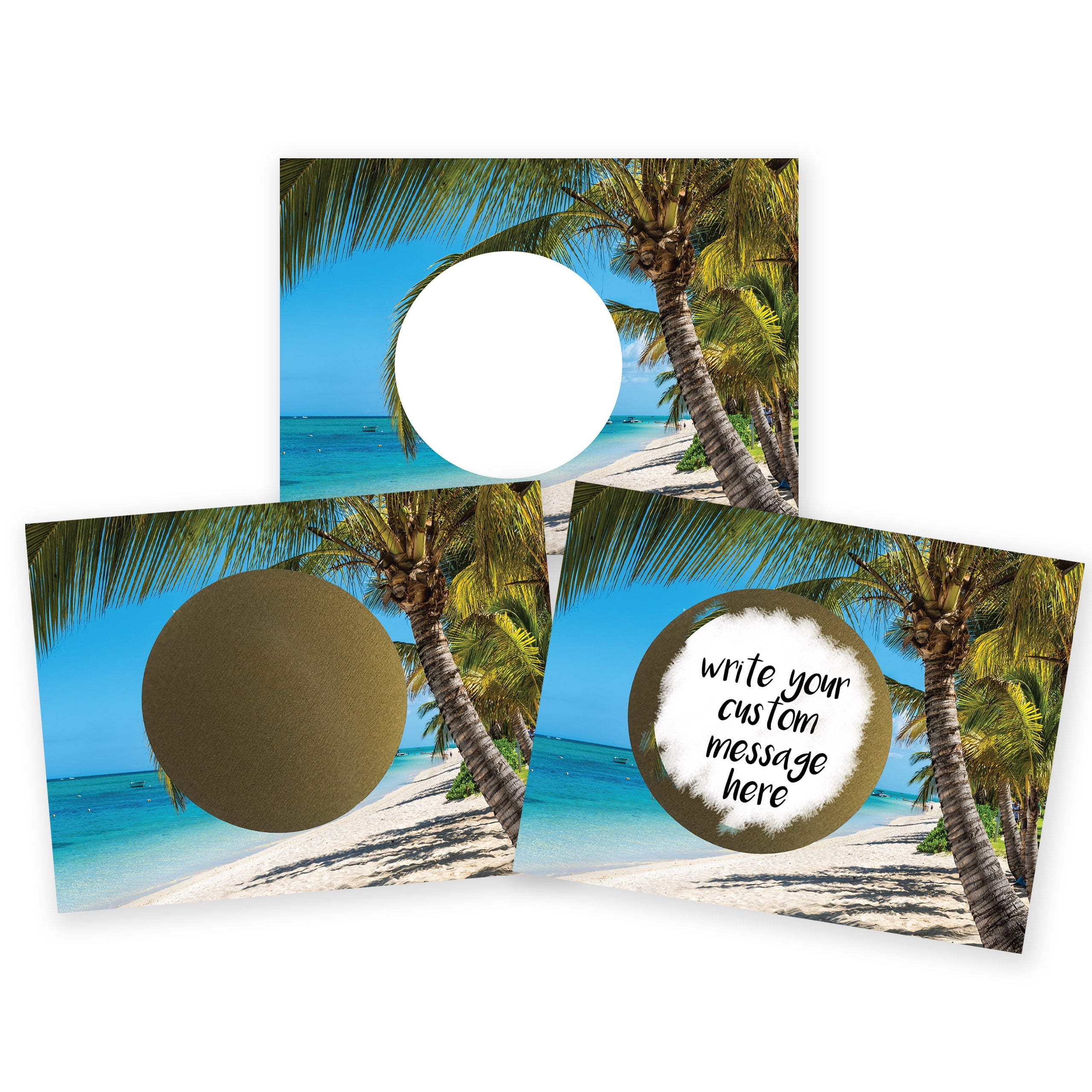 My Scratch Offs 20 Pack Tropical Beach Make Your Own DIY Scratch Off ...
