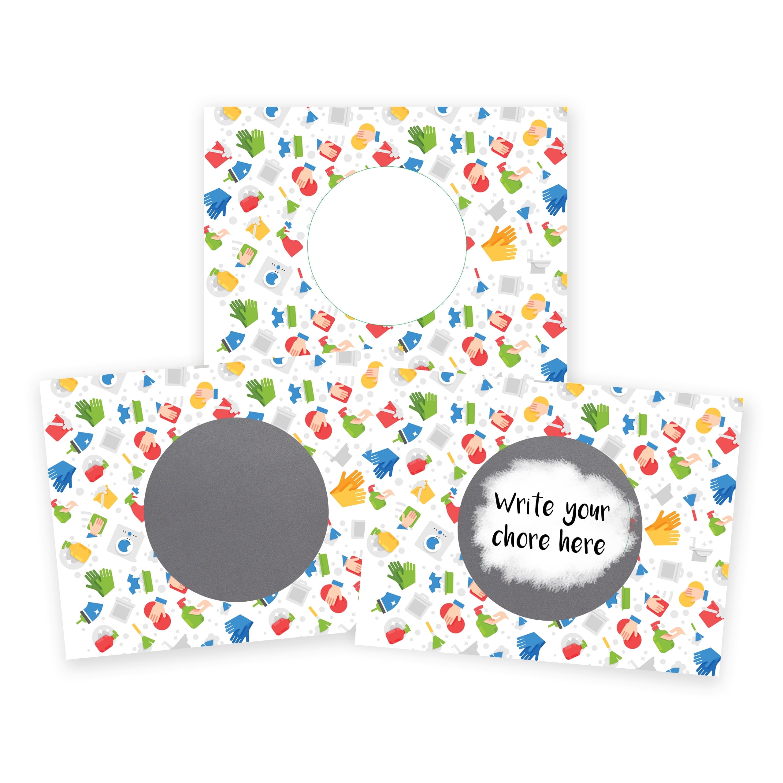 My Scratch Offs Colorful Household Chores Chart Motivation DIY Scratch ...