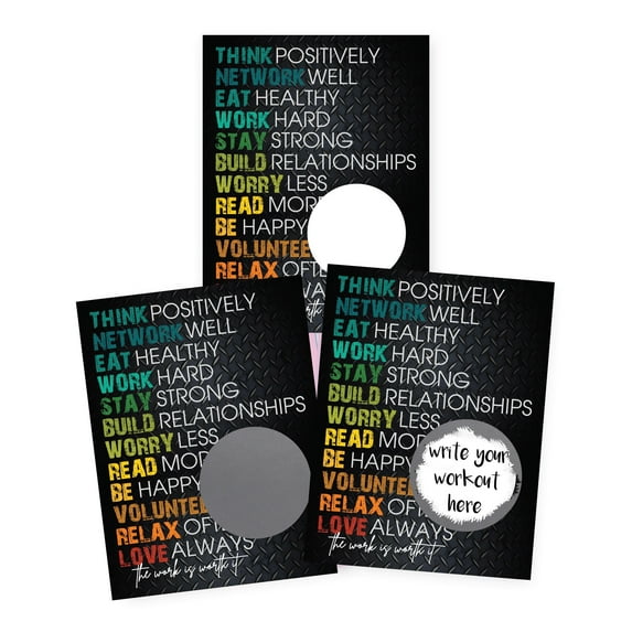 My Scratch Offs Gym Health Motivation Workout DIY Scratch-off Note ...