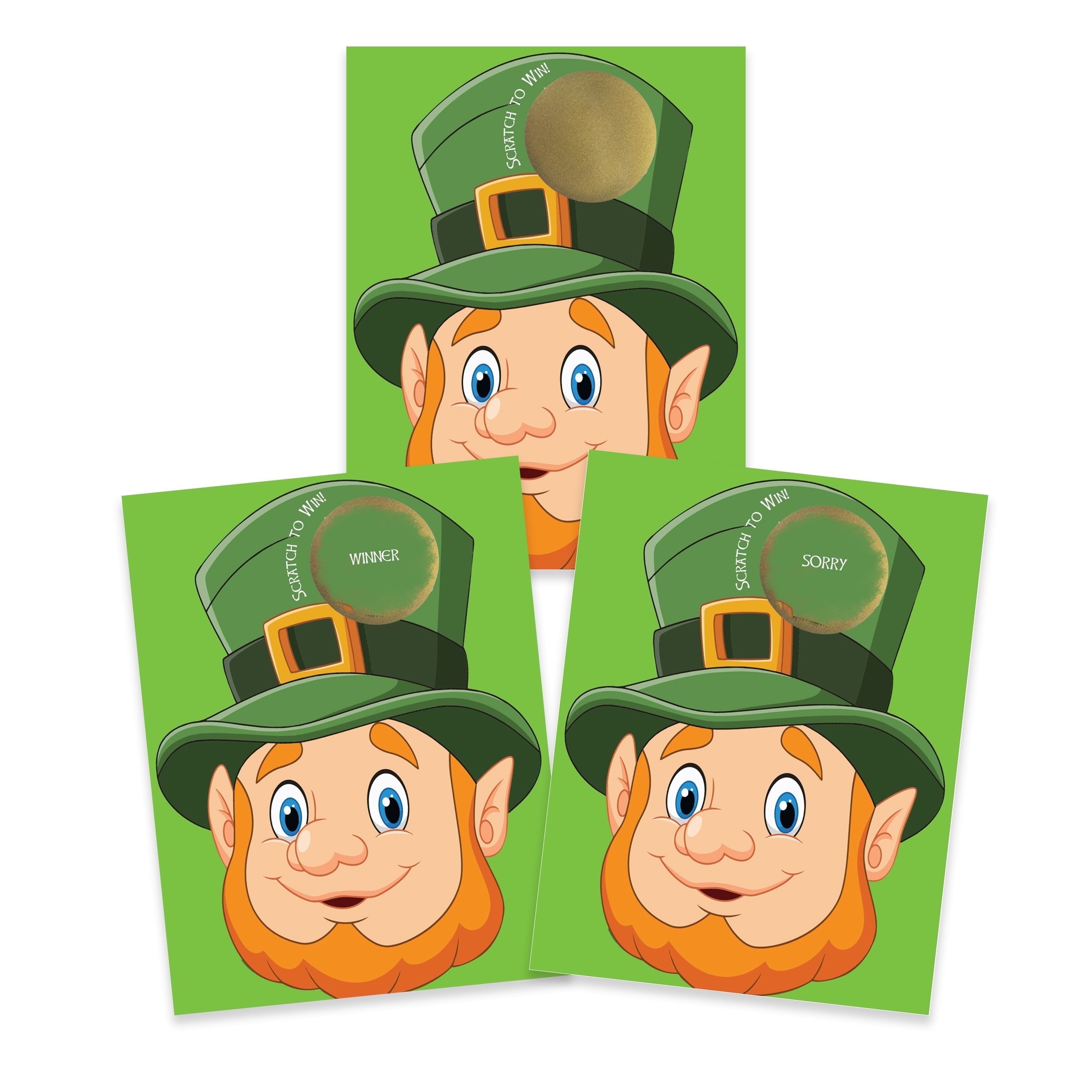 My Scratch Offs St. Patrick’s Day Irish Leprechaun Scratch-off Card ...