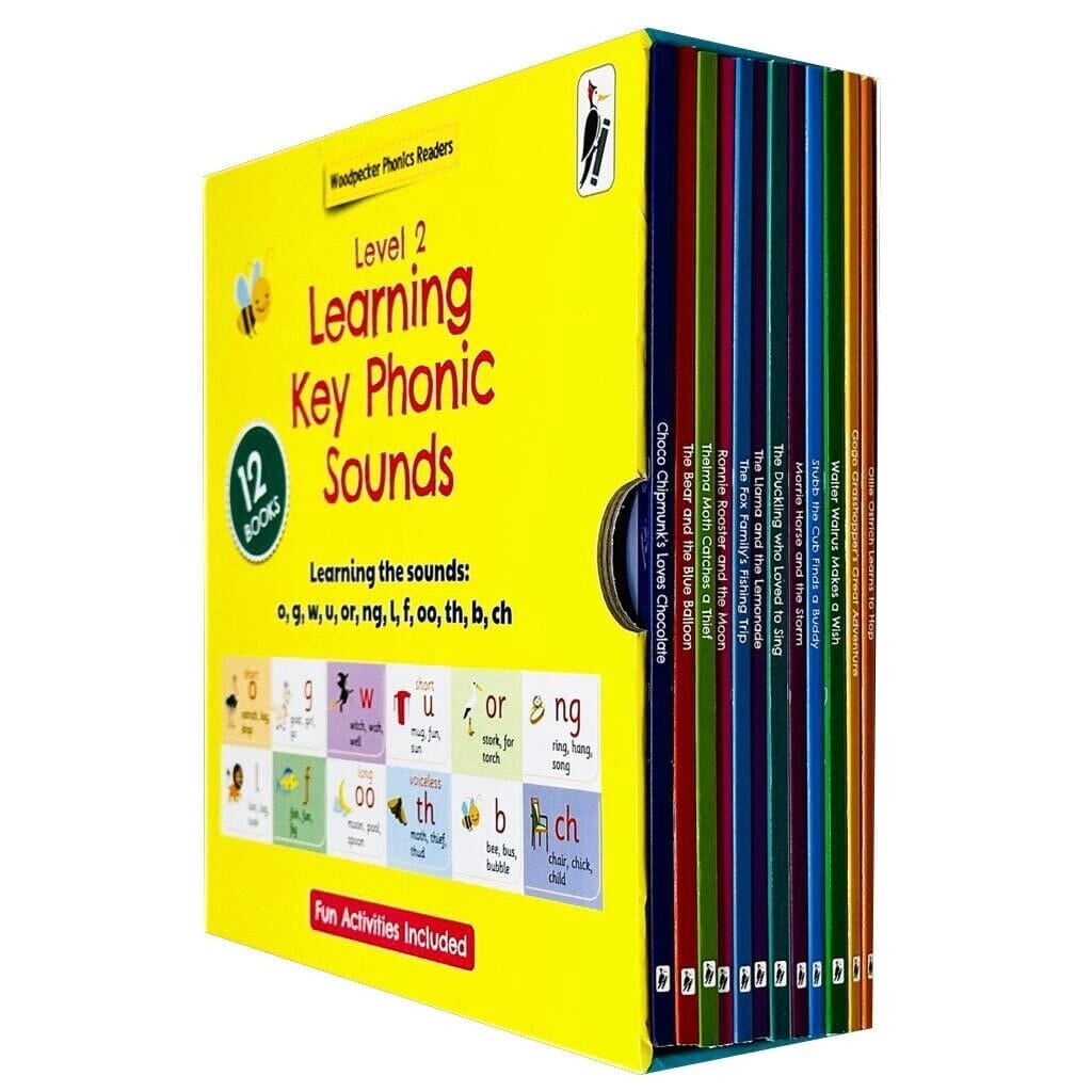 My Second Phonic Sounds (Level 2) with Included Fun Activities 12 Books ...