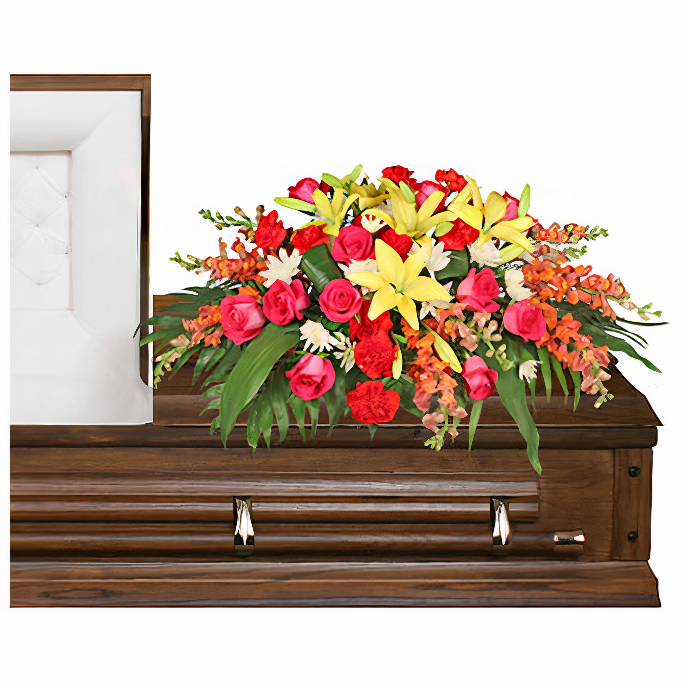 My Secret Garden Flower Shop In Loving Memory Casket Spray - Walmart.com