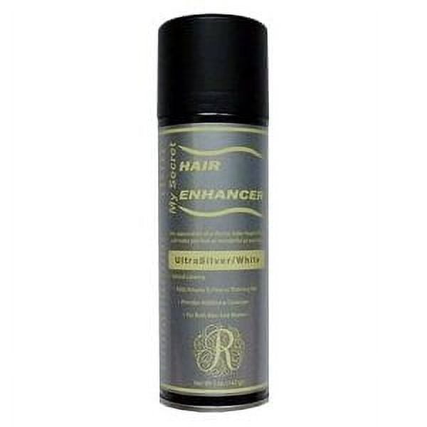 My Secret Hair Enhancer Spray, Covers Thinning Hair, Silver White, 5oz ...