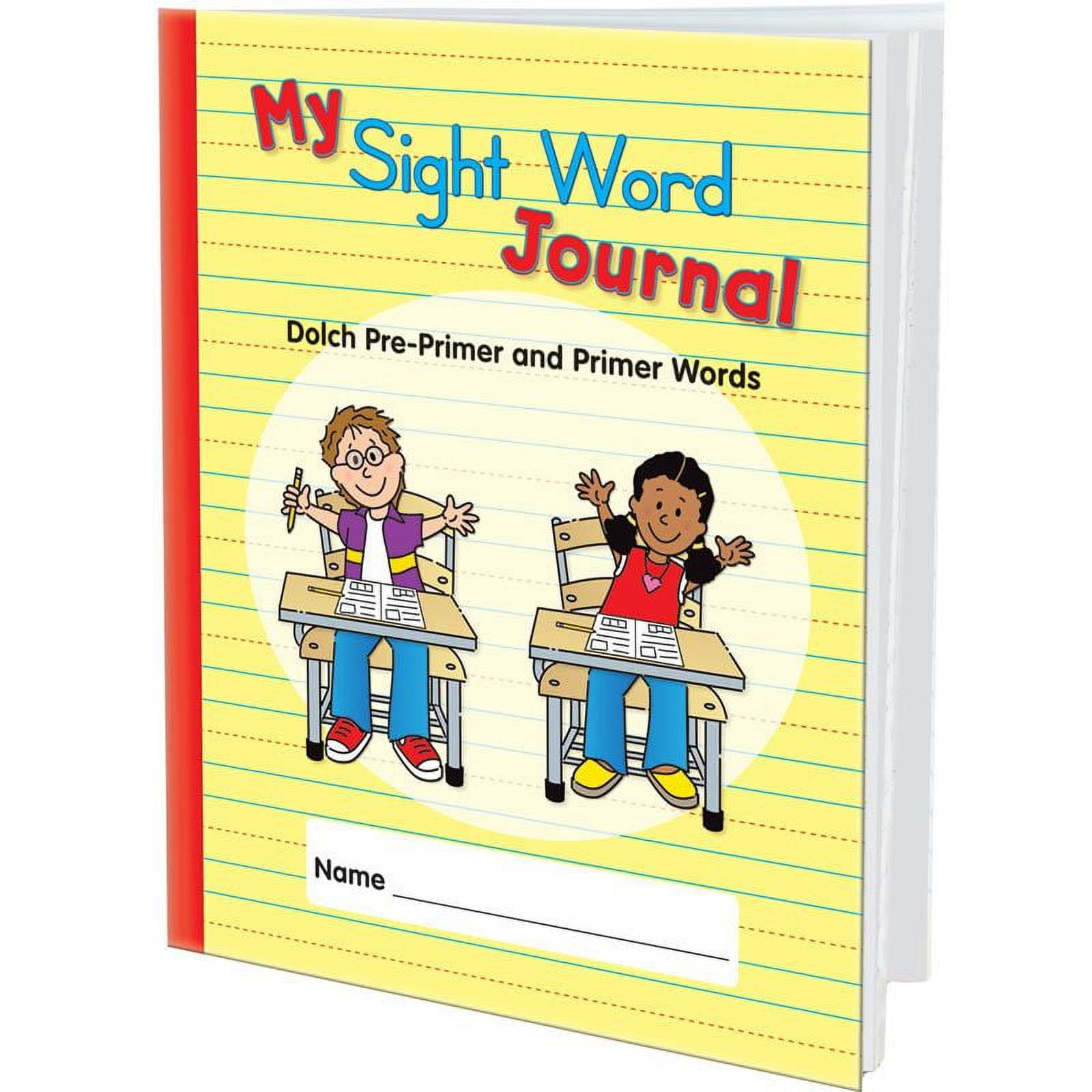 My Sight Word Journal: Dolch Pre-Primer And Primer Words - Walmart.com