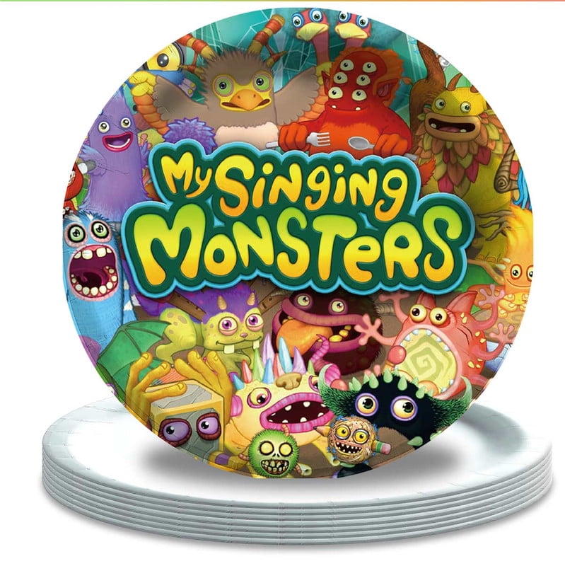 My Sing Monster Tableware Plates Party Supplies Birthday Decorations ...