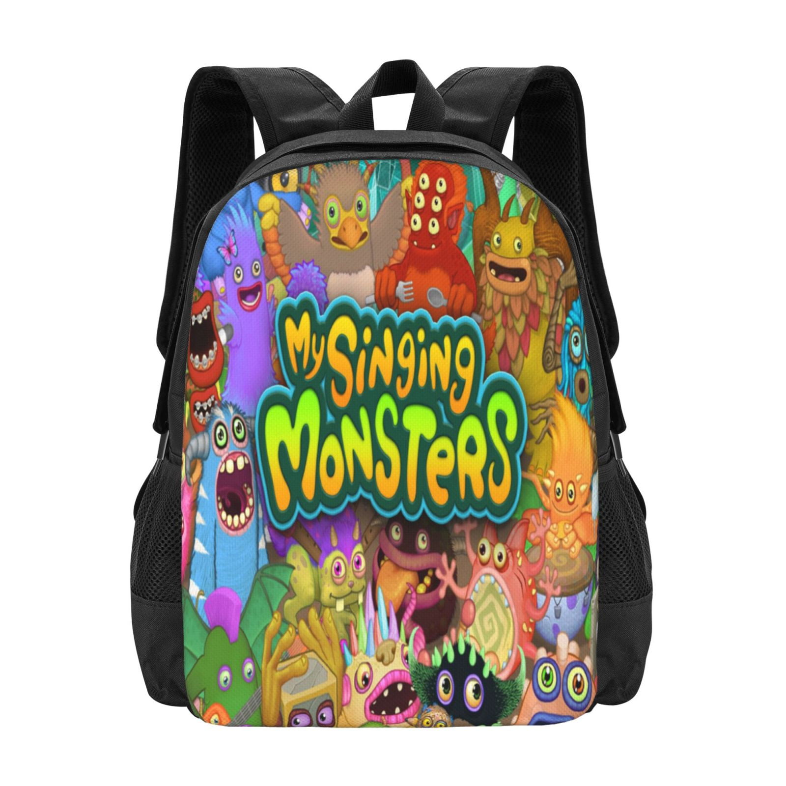 Singing Monste Backpack Cartoon Print Backpack 16.5 Inch Lightweight ...