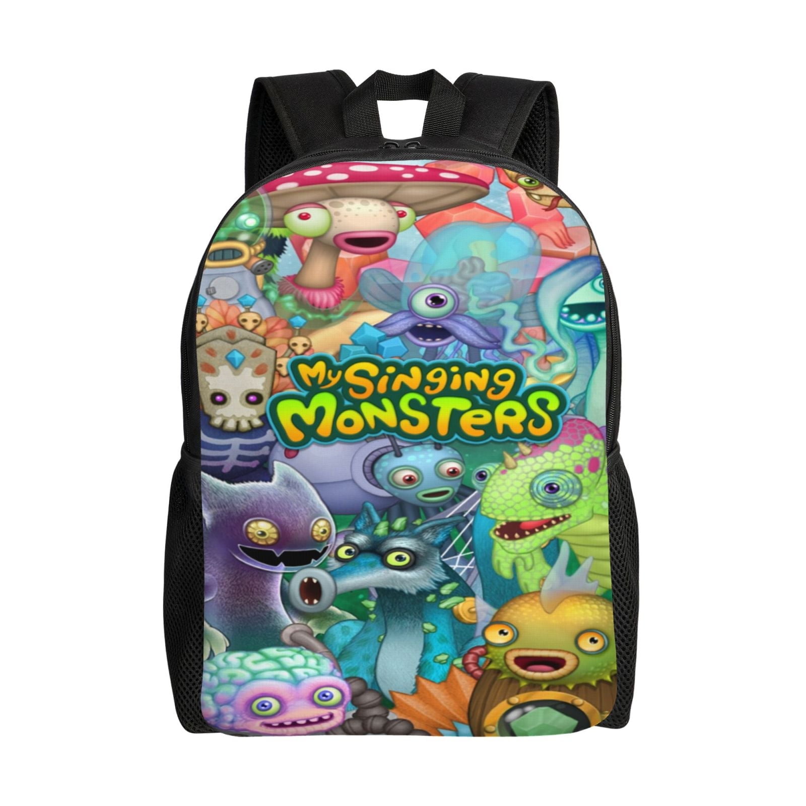 My Singing Monster Cartoon Backpack Cute Large Capacity Casual School ...