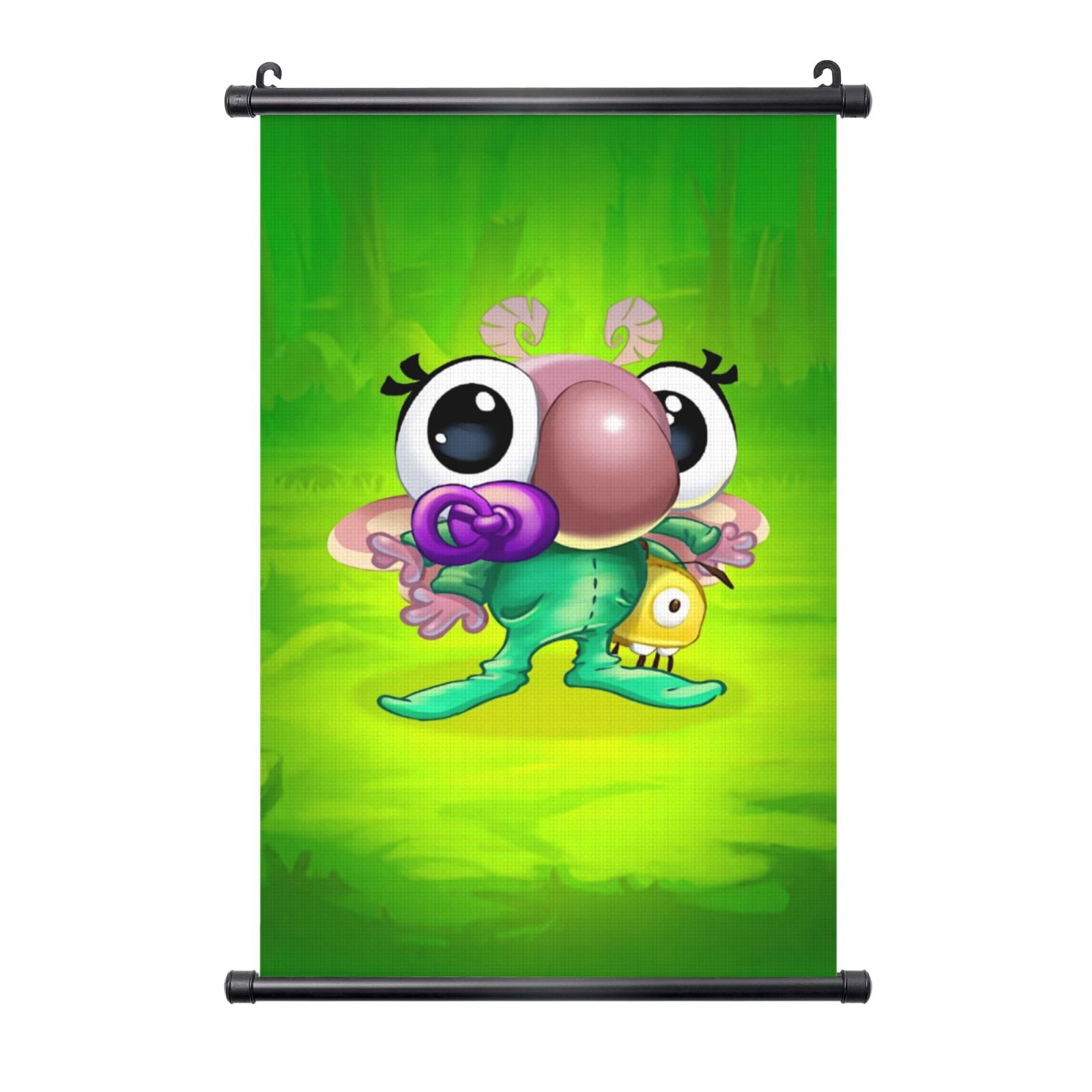 My Singing Monster Hanging Poster, Black Plastic Shaft Wall Hanging ...