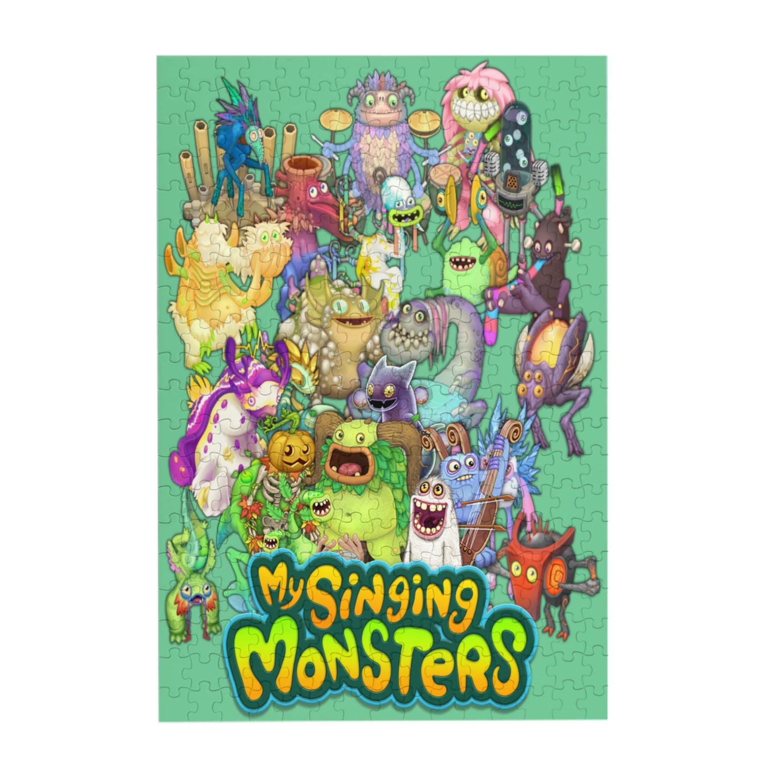 My Singing Monster Wooden Jigsaw Puzzle - 300 Piece Monster Game Jigsaw ...