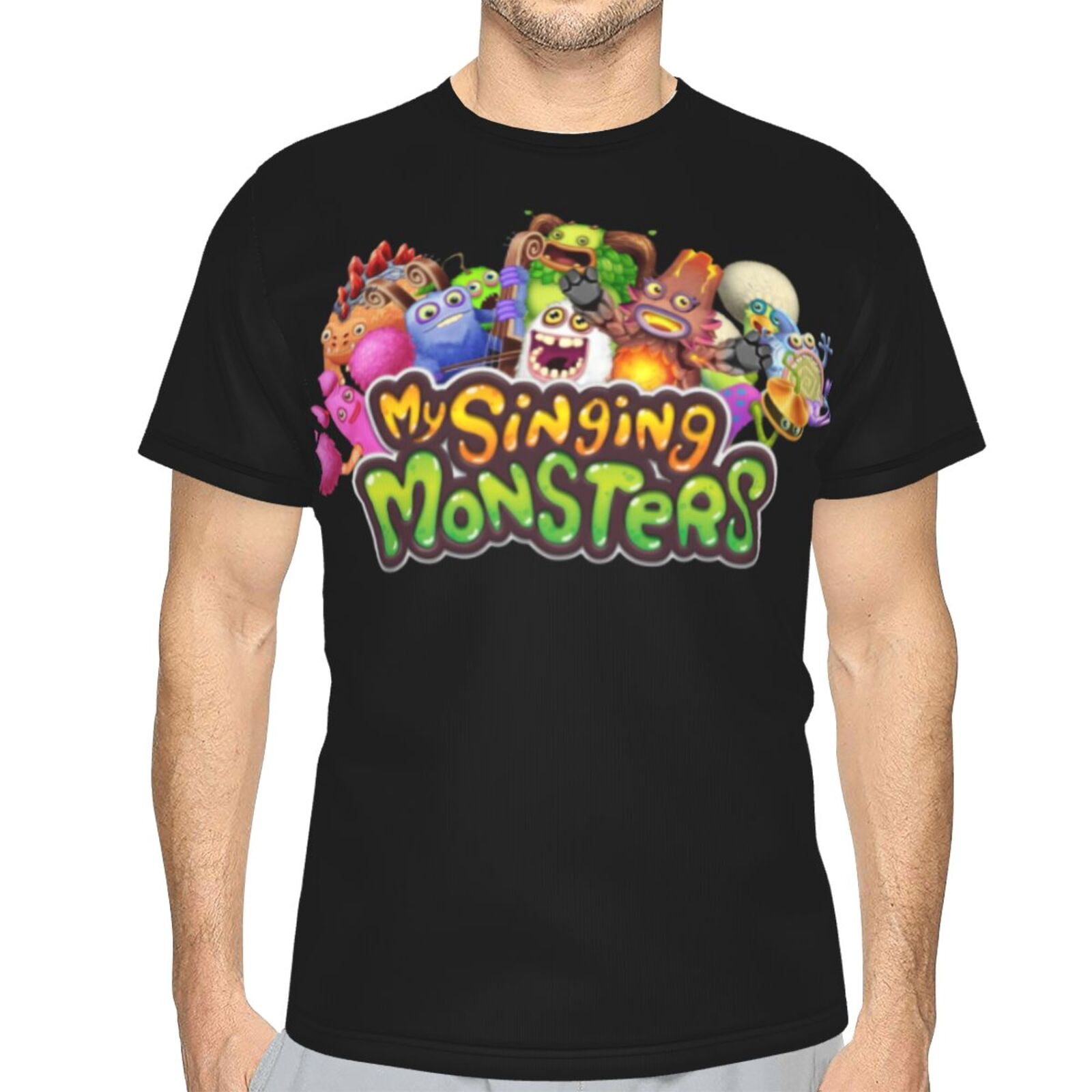 My Singing Monsters 2 Men'S Short Sleeve T-Shirt, Mens Tshirt Hip Hop ...