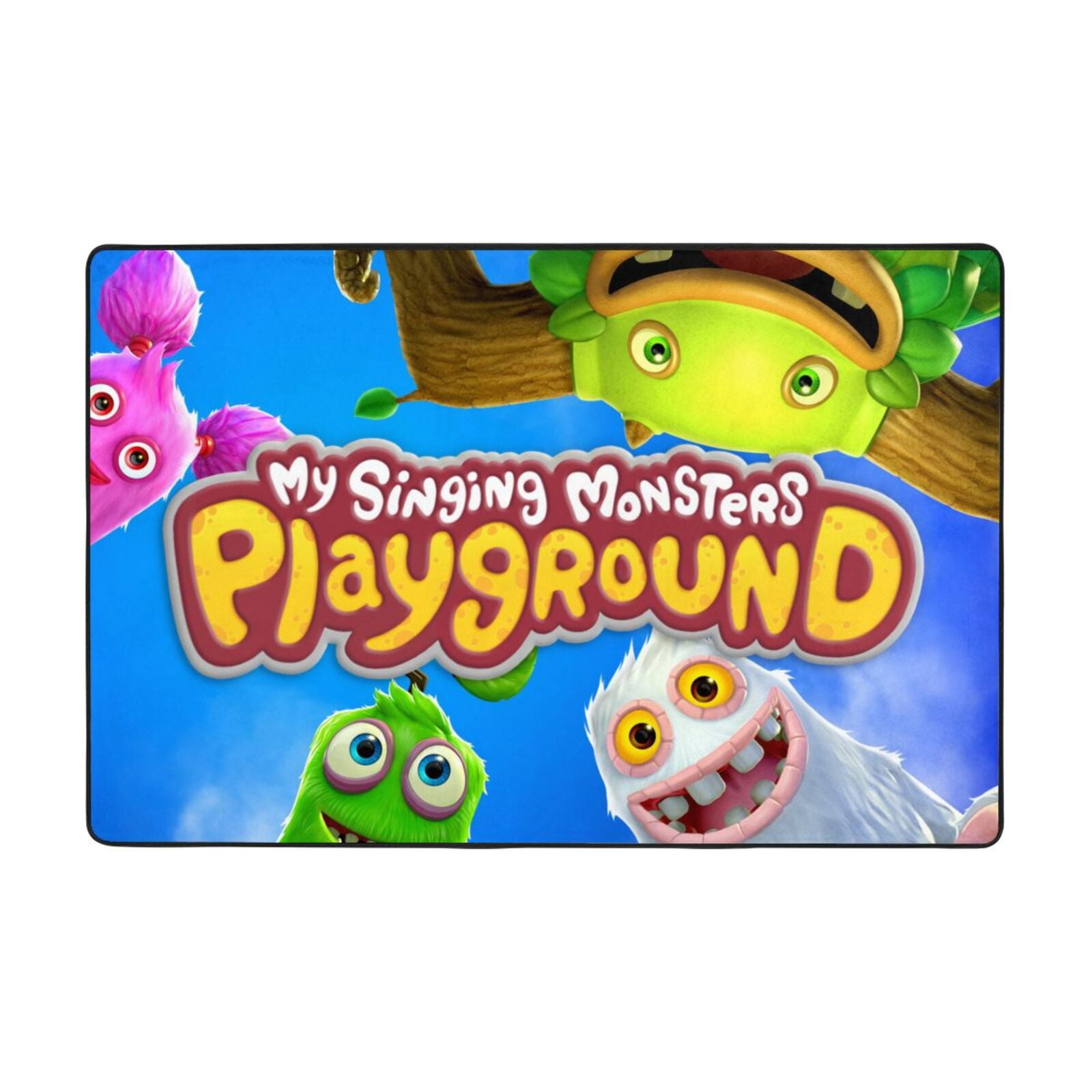 My Singing Monsters Area Rug, Large Carpet, Washable Rug Mat, Flannel ...