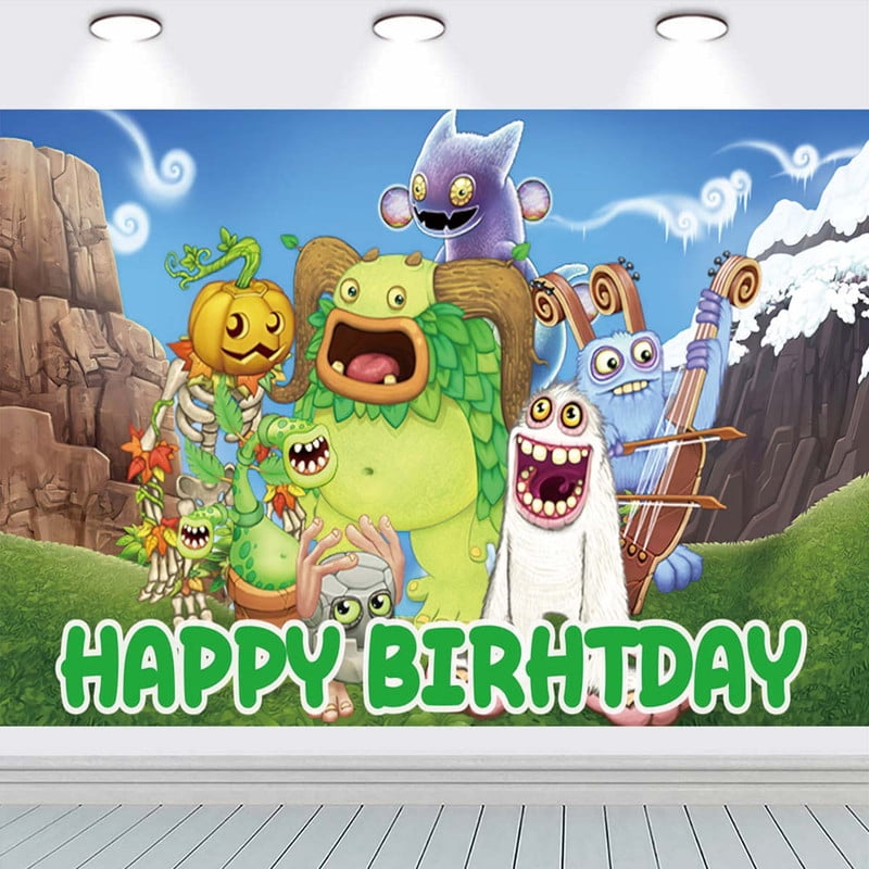 My Singing Monsters Backdrop Party Supplies Taspestry Background Wall 5870