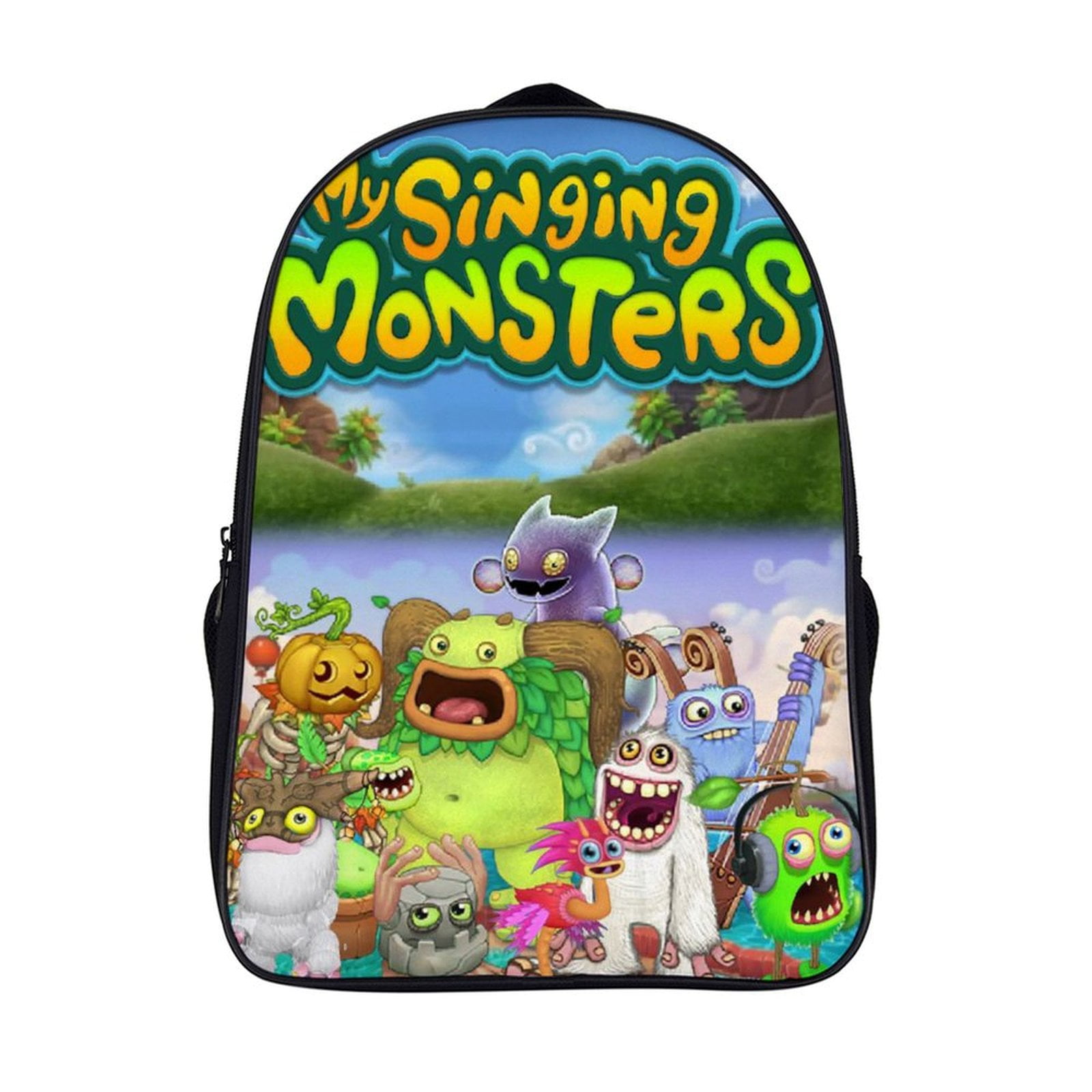 My Singing Monsters Backpack 16 Inch Bookbag Casual Daypack Travel ...