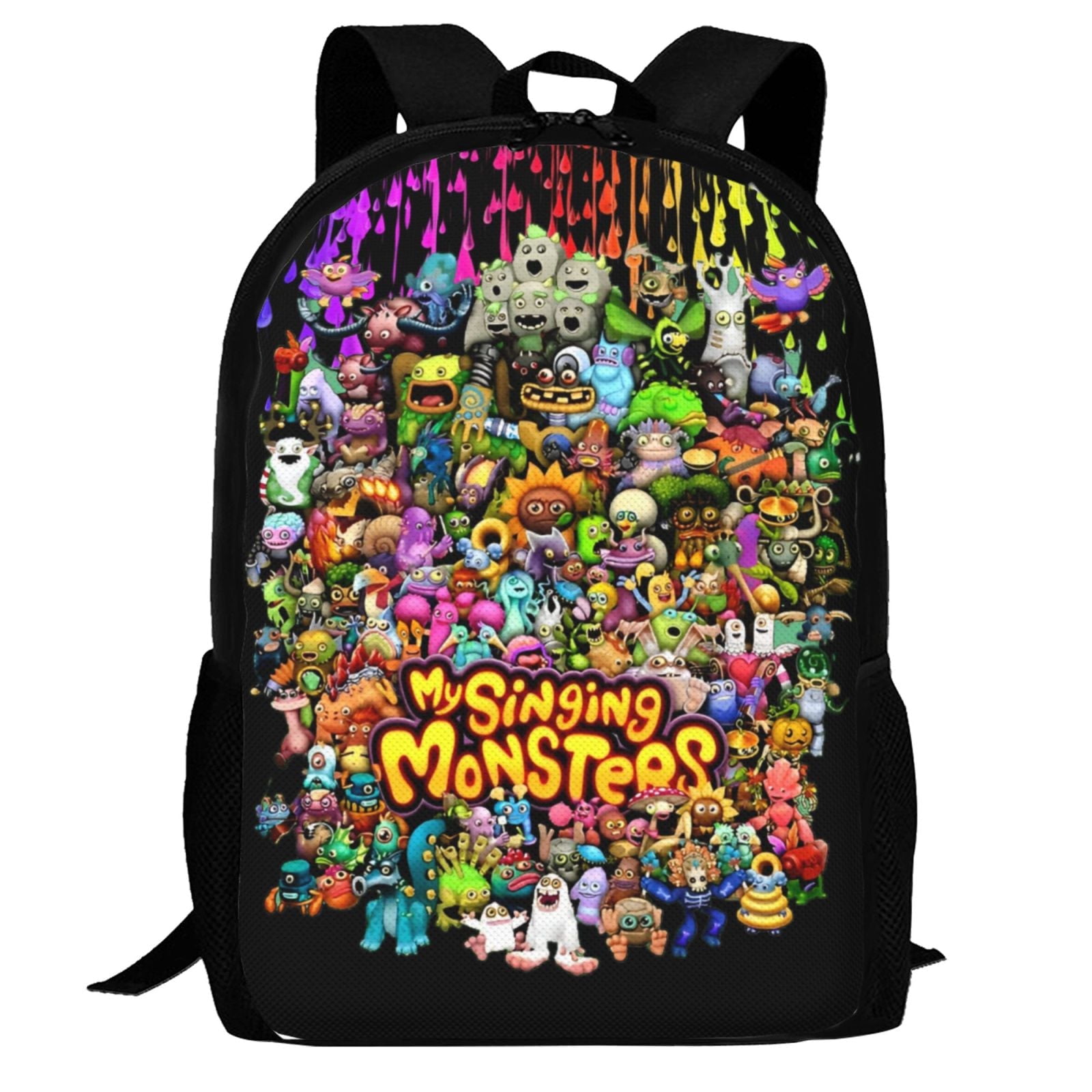 My Singing Monsters Backpack,3d Print Laptop Backpack Lightweight ...