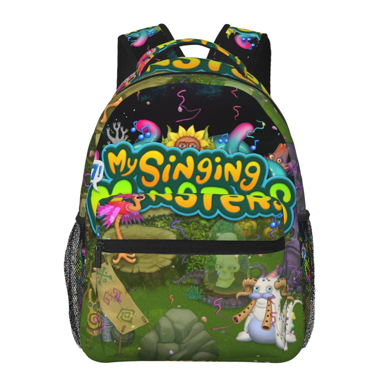 My Singing Monsters Backpack Book Bags Casual Daypack For Travel Work ...