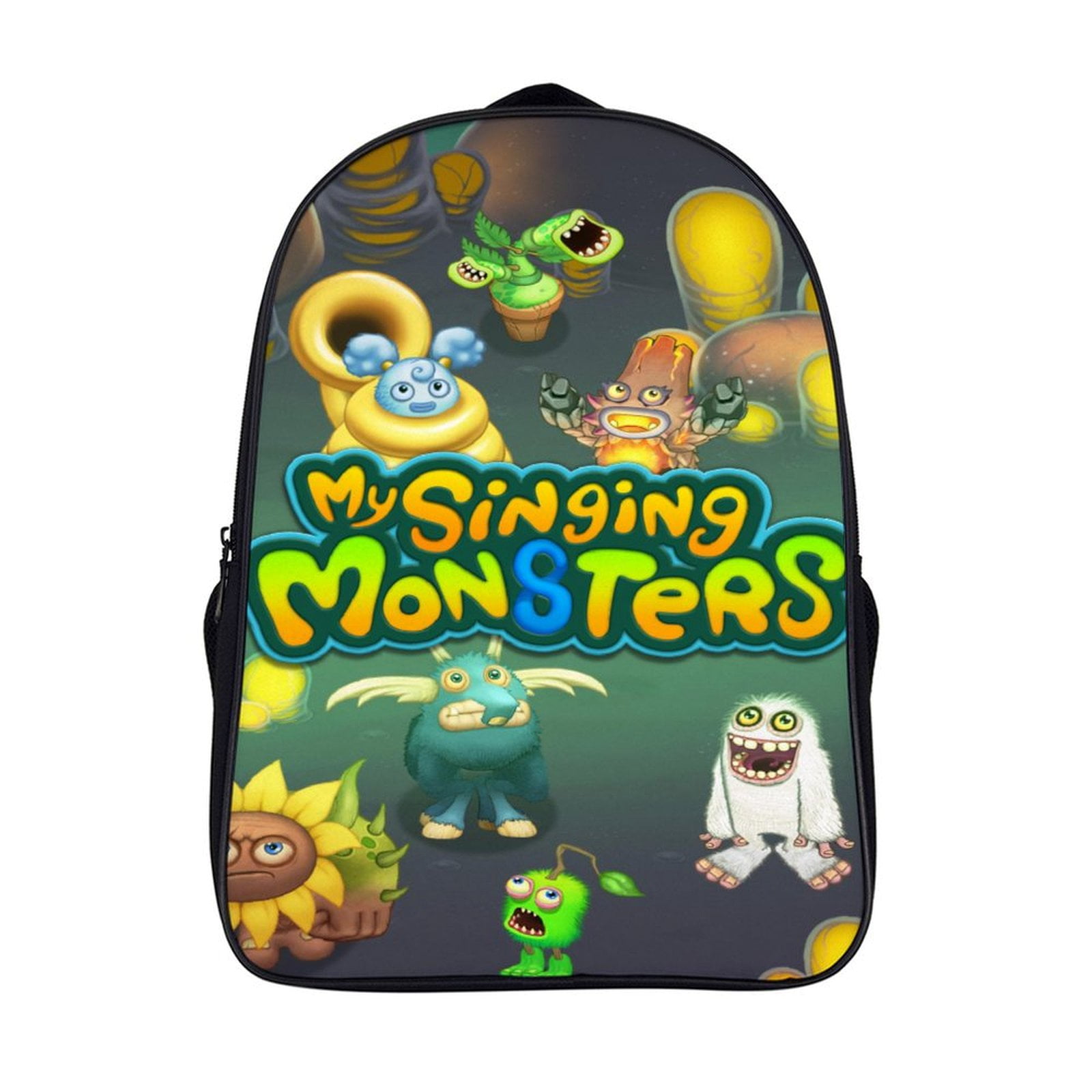 My Singing Monsters Backpacks 16 Inch Bookbag Casual Daypack Backpacks ...