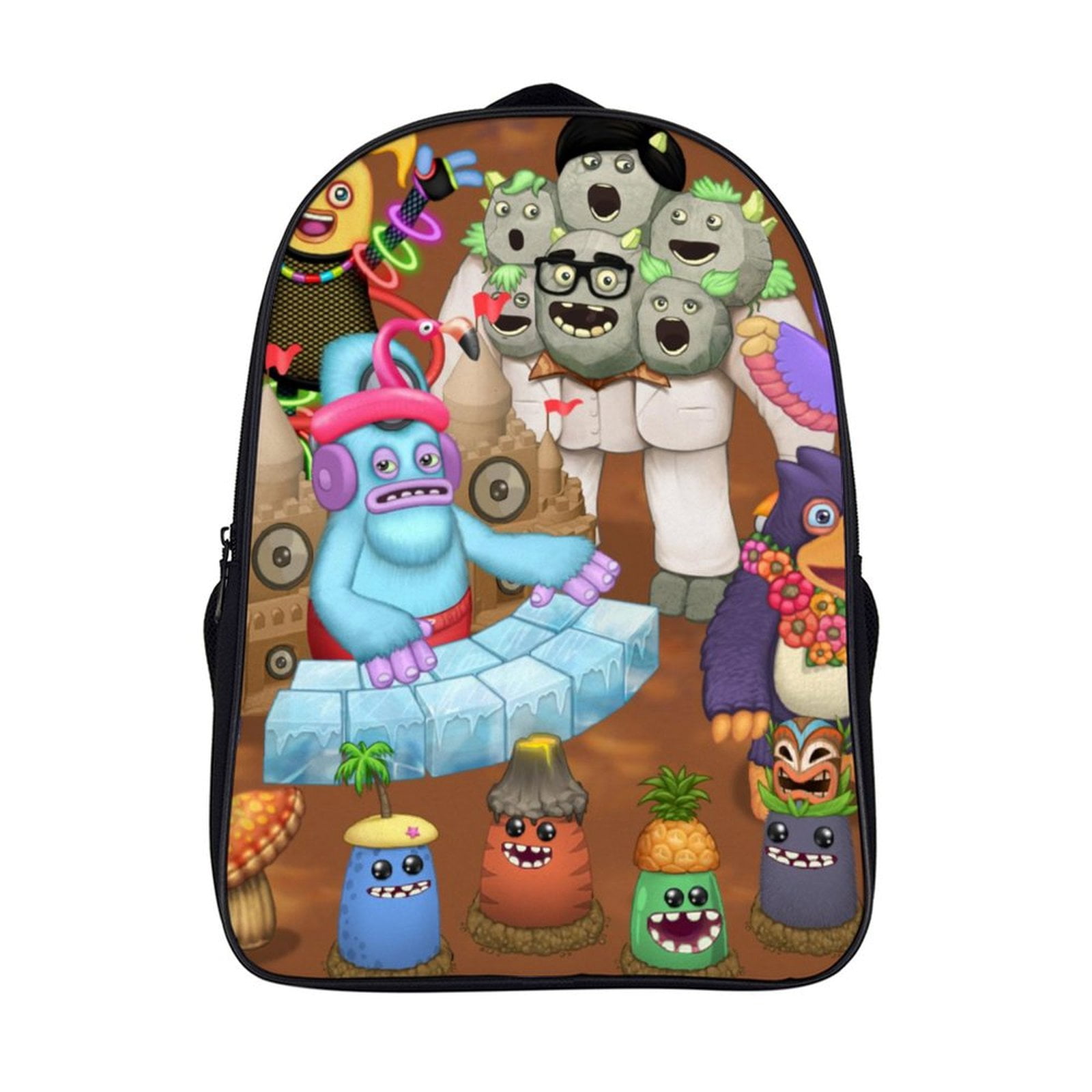 My Singing Monsters Backpacks 16 Inch Bookbag Casual Daypack Backpacks ...