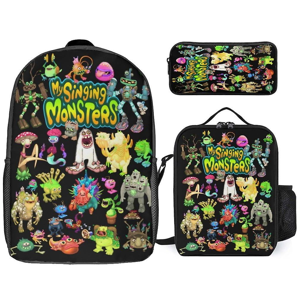 My Singing Monsters Backpacks Transparent Backpack Cute Large Capacity ...