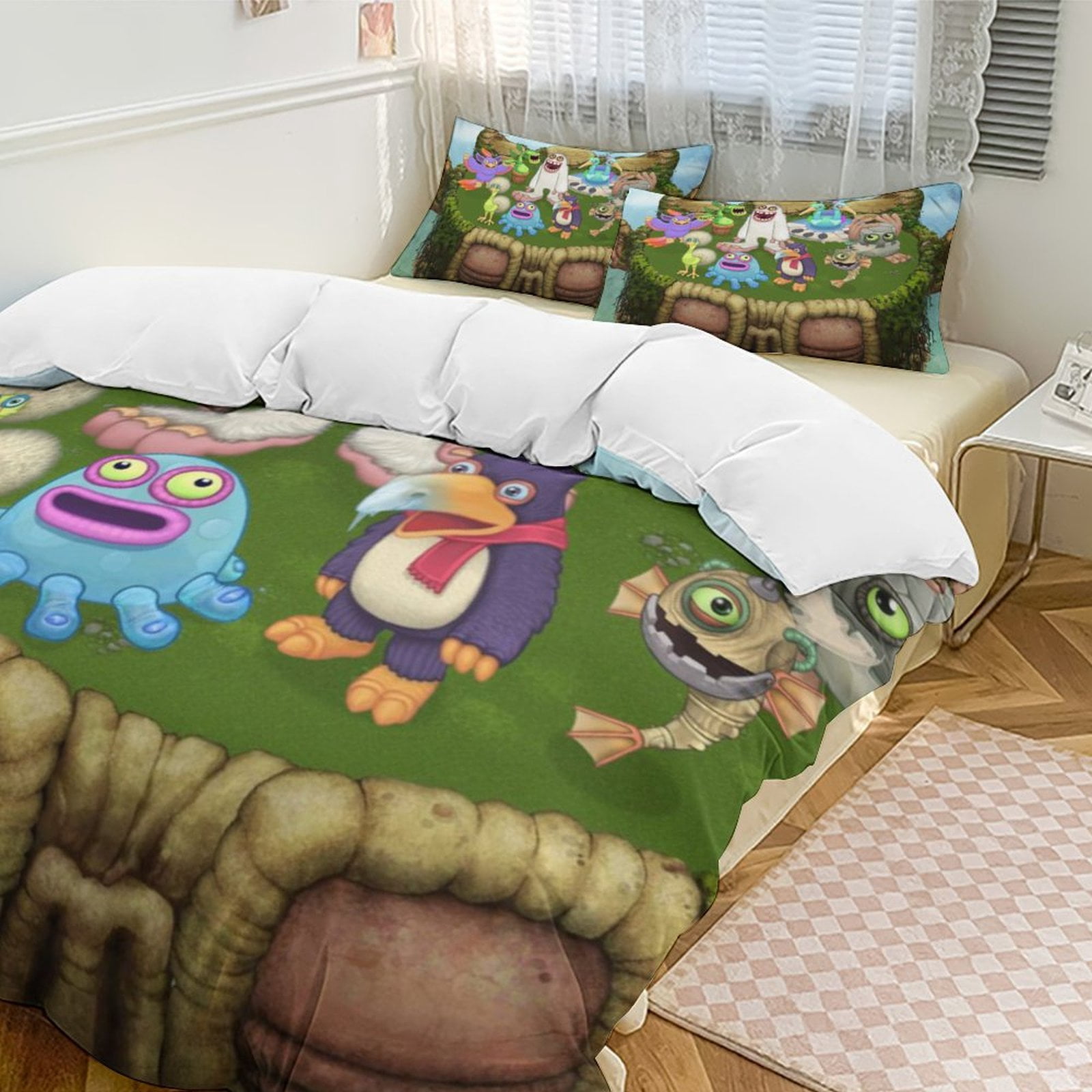 My Singing Monsters Bedding Sets Comfort 3 Pieces Bedding Set 1 Duvet ...