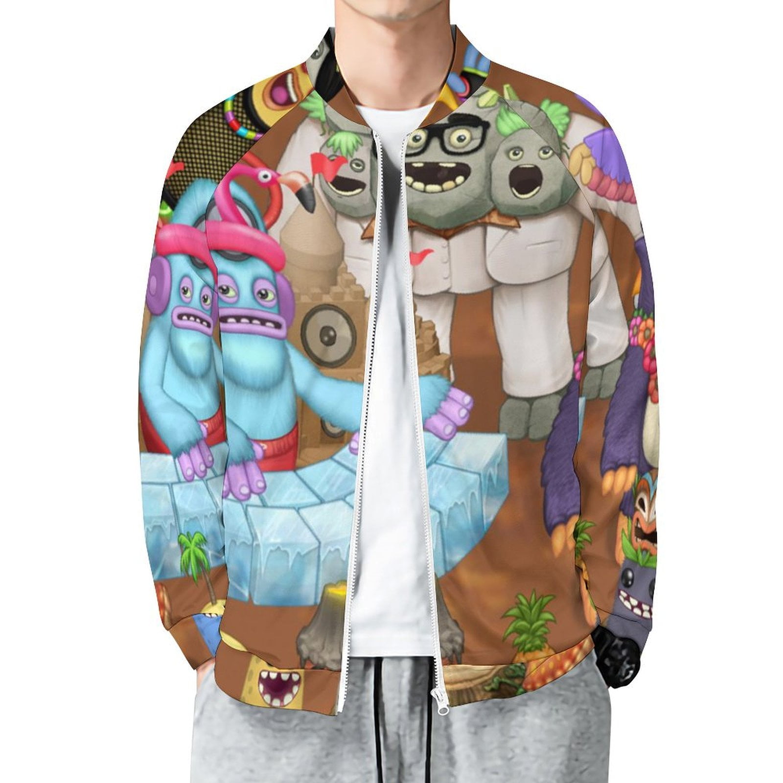 My Singing Monsters Breeding Fashion Jacket Mens Windbreaker Coat ...