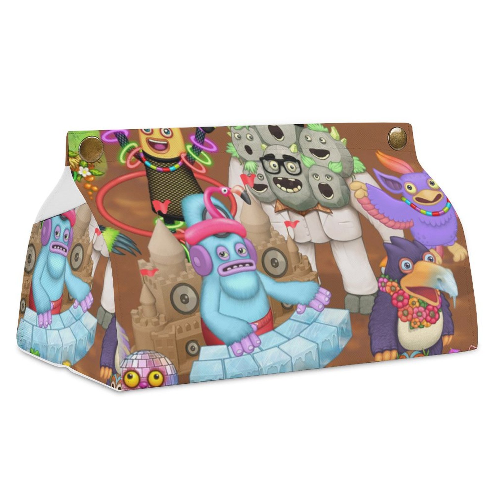 My Singing Monsters Breeding Tissue Box Cover PU Tissue Paper Case ...