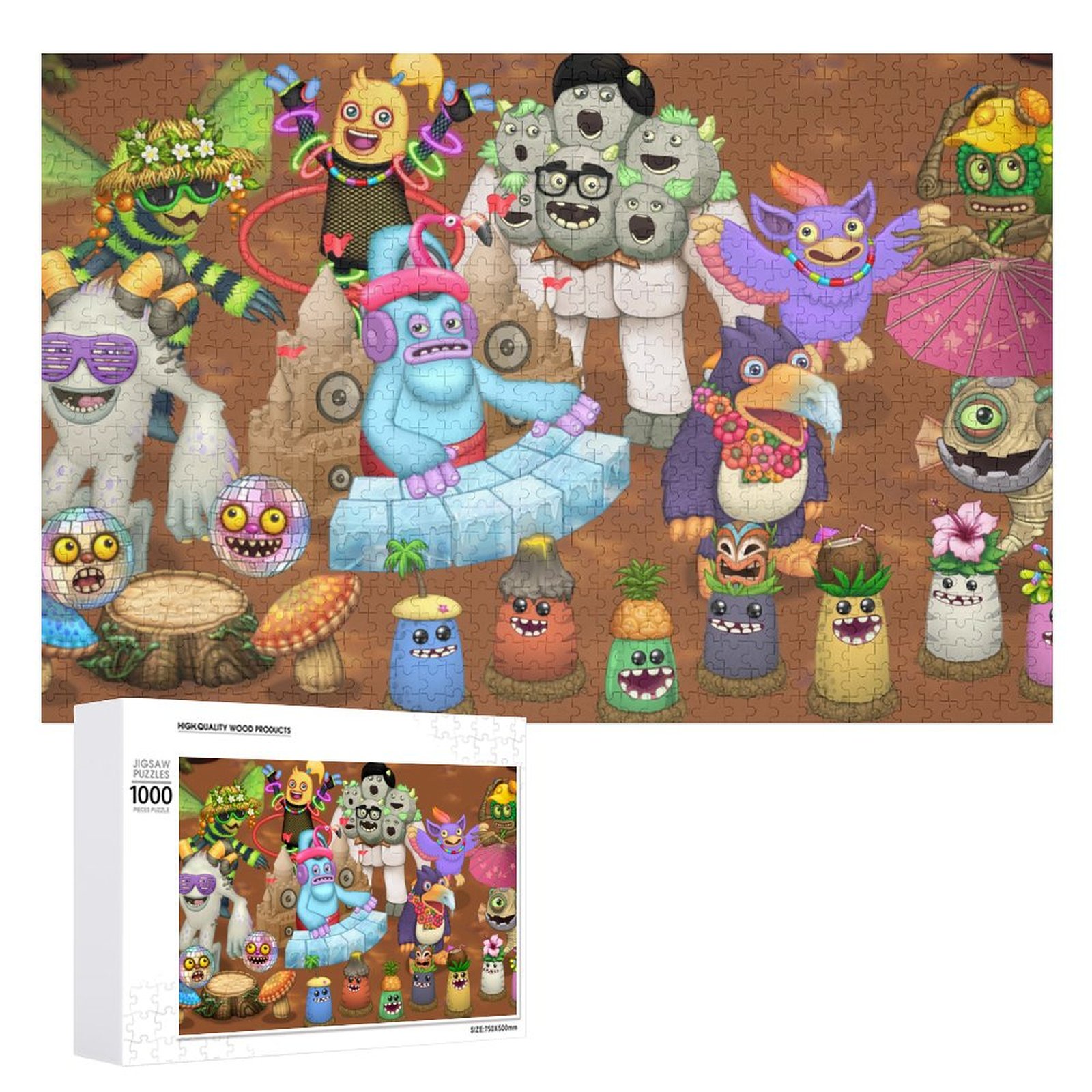 My Singing Monsters Breeding Wooden Jigsaw Puzzles Accessories ...