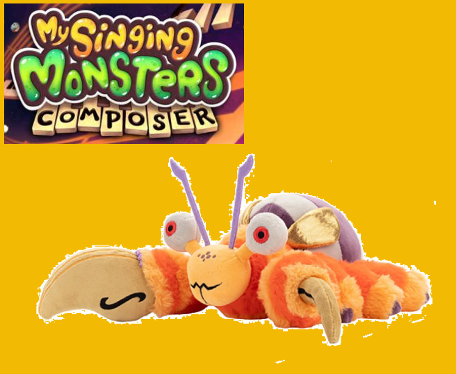 My Singing Monsters Buzzinga Plush Stuffed Animals for Toddlers 11.8 ...
