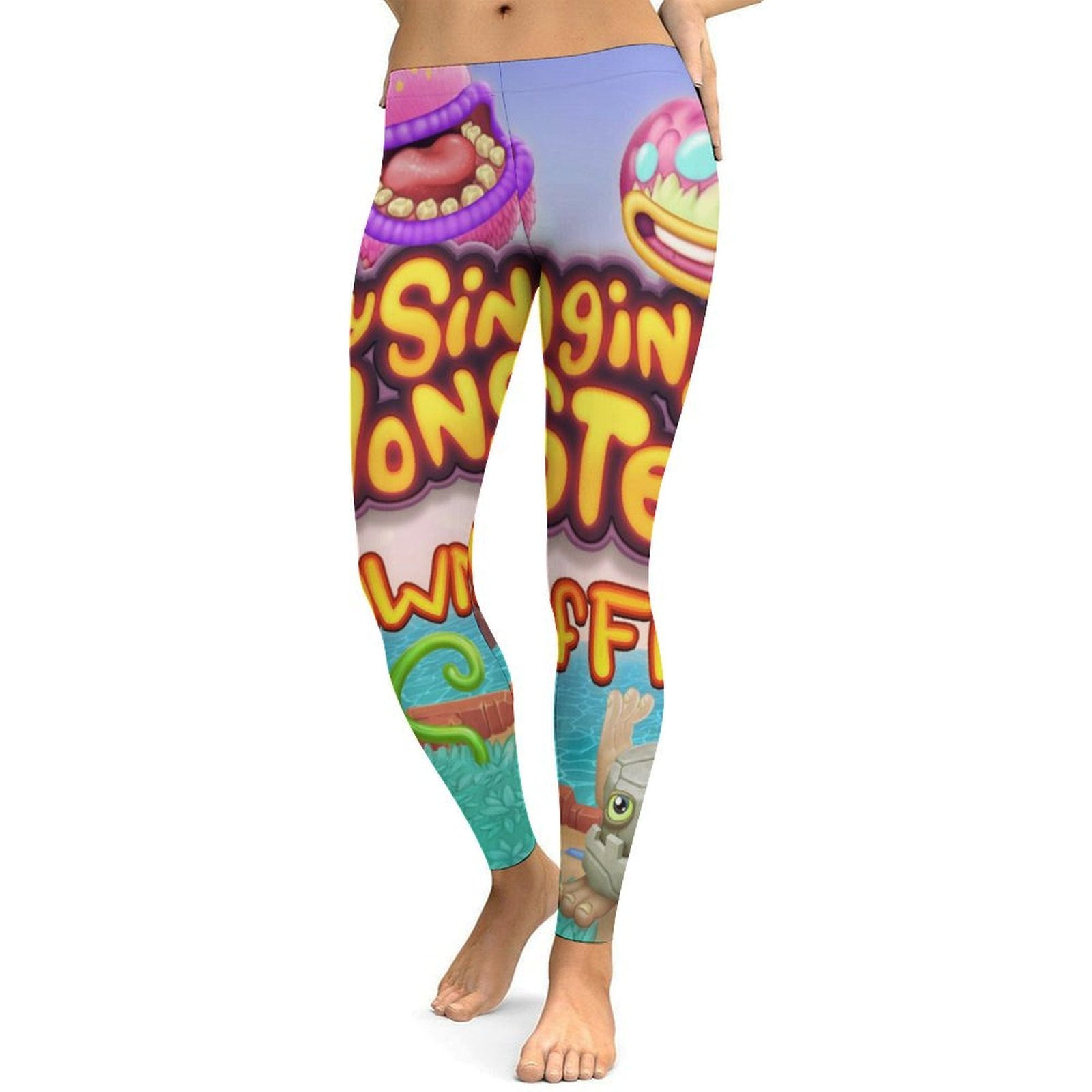 My Singing Monsters Dawn of Fire Game Yoga Pants For Womens Soft ...
