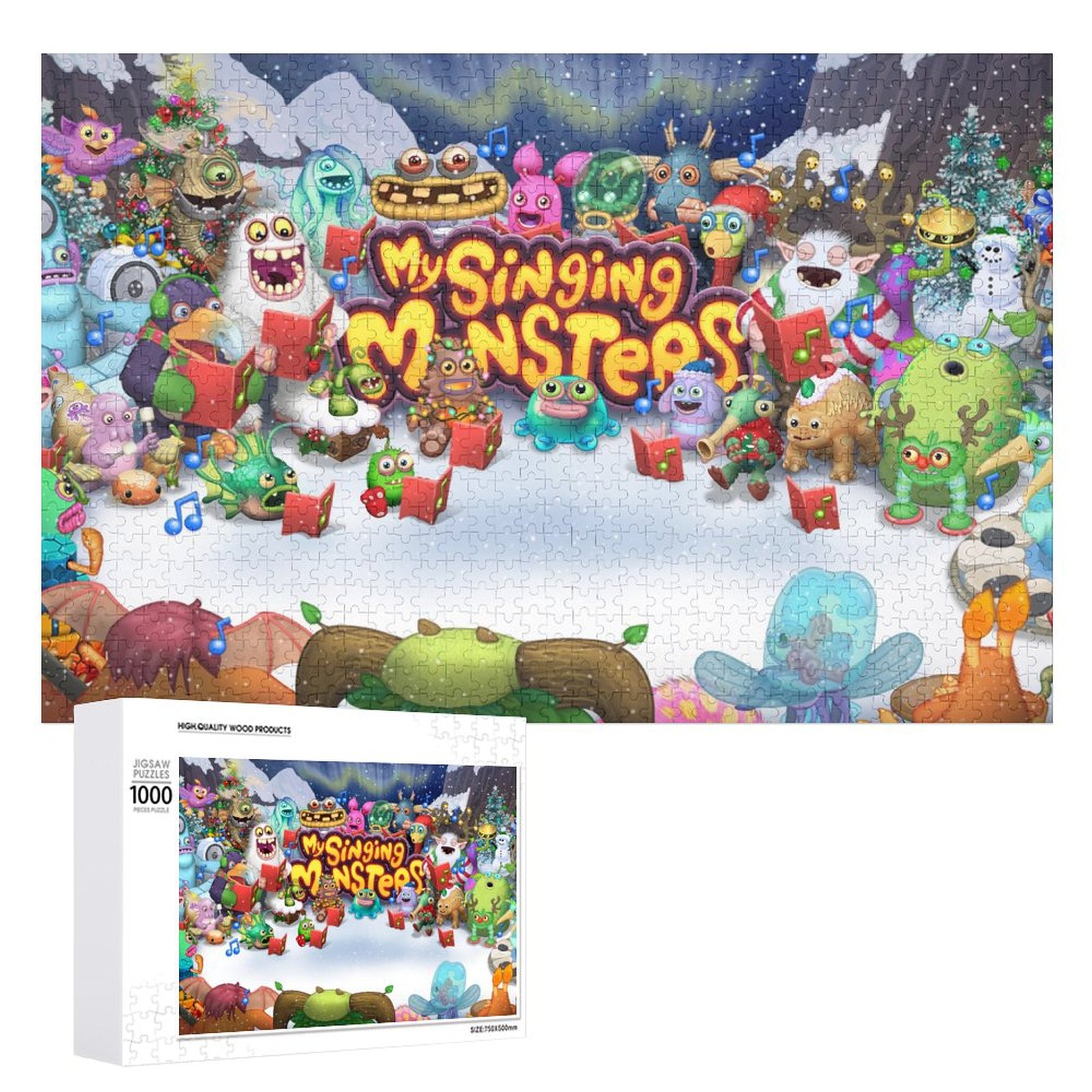 My Singing Monsters Dawn of Fire Wooden Jigsaw Puzzles Accessories ...