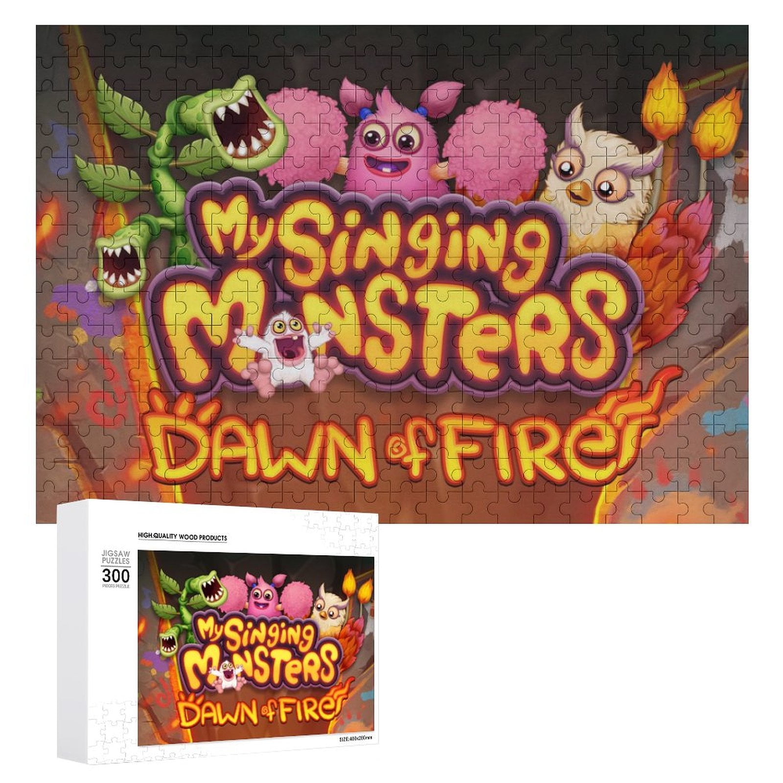 My Singing Monsters Dawn of Fire Wooden Jigsaw Puzzles Accessories ...