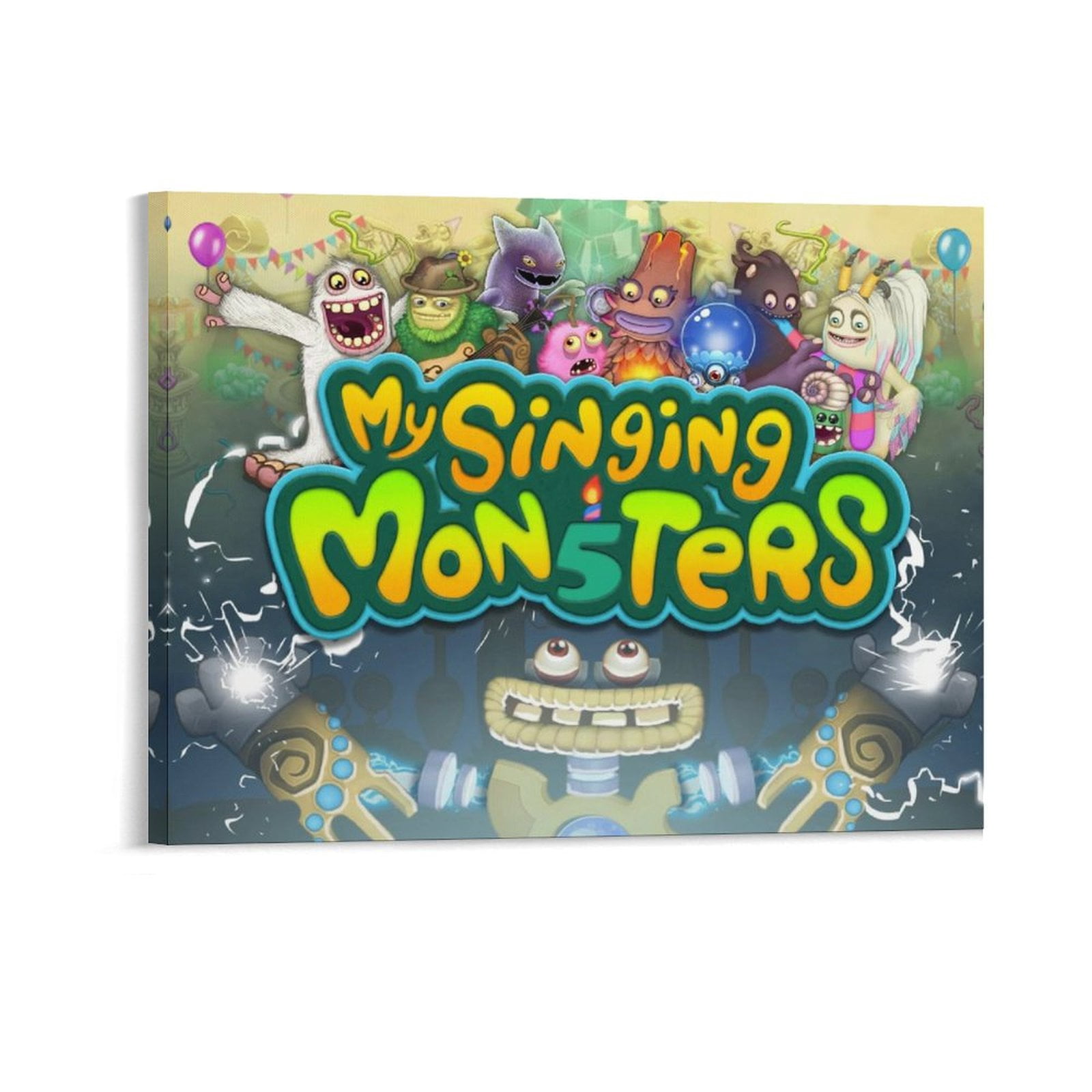 My Singing Monsters Decorative Painting Canvas Wall Poster Art Picture ...
