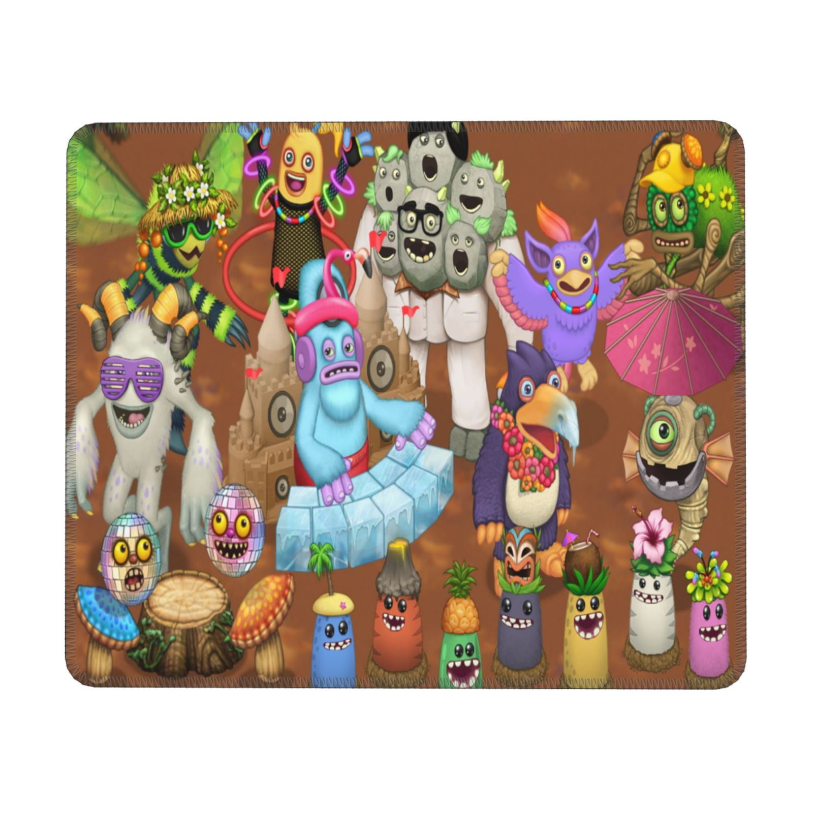 My Singing Monsters Desk Mat, Gaming Mouse Pad Mat with Non-Slip Base ...