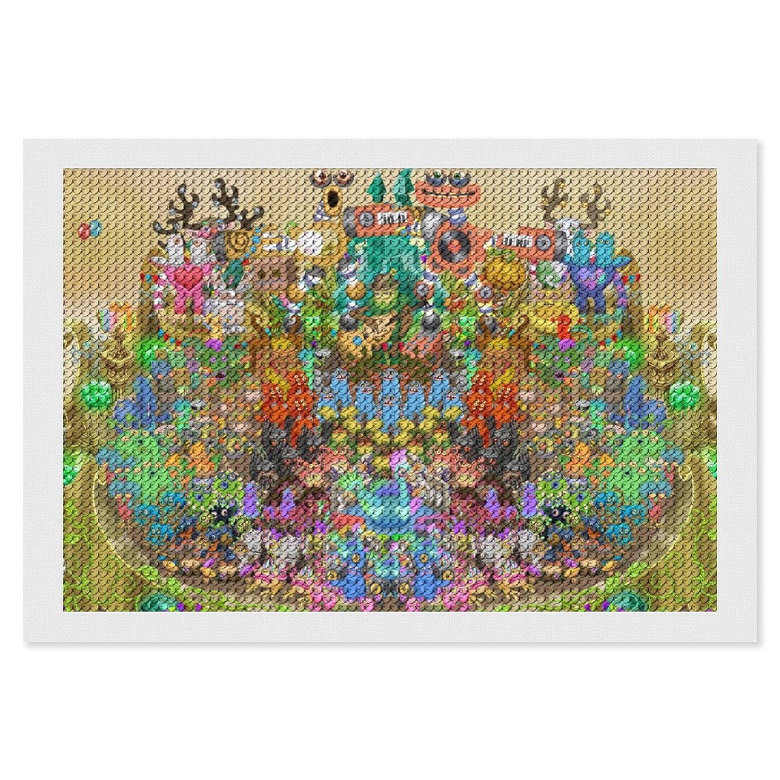 My Singing Monsters Diamond Art Kits for Adults Beginners Round 5D ...