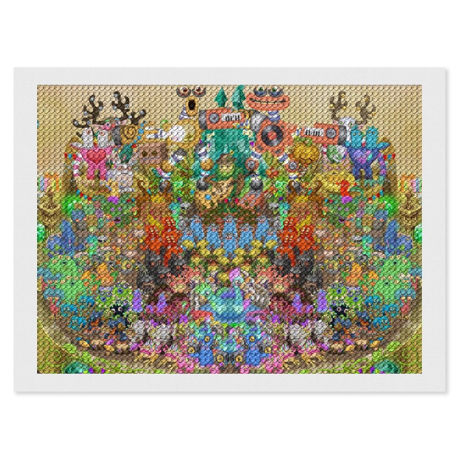 My Singing Monsters Diamond Art Kits for Adults Beginners Round 5D ...