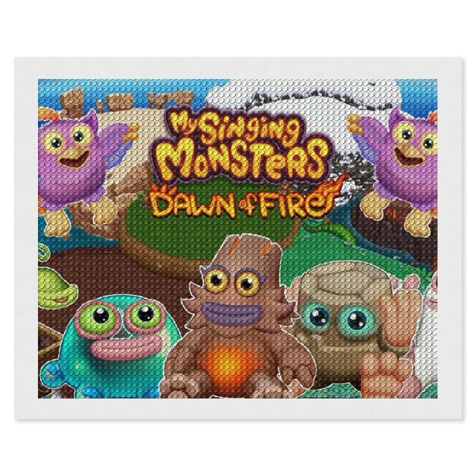 My Singing Monsters Diamond Art Kits for Adults Beginners Round 5D ...