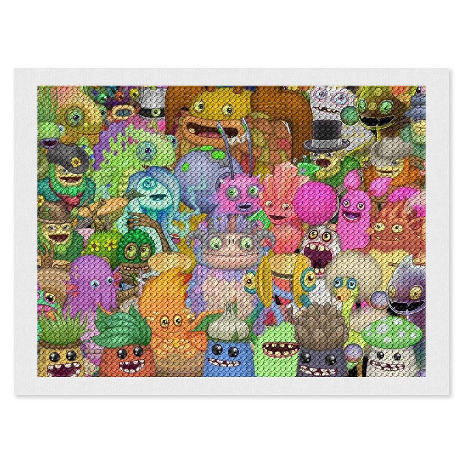 My Singing Monsters Diamond Art Kits for Adults Beginners Round 5D ...