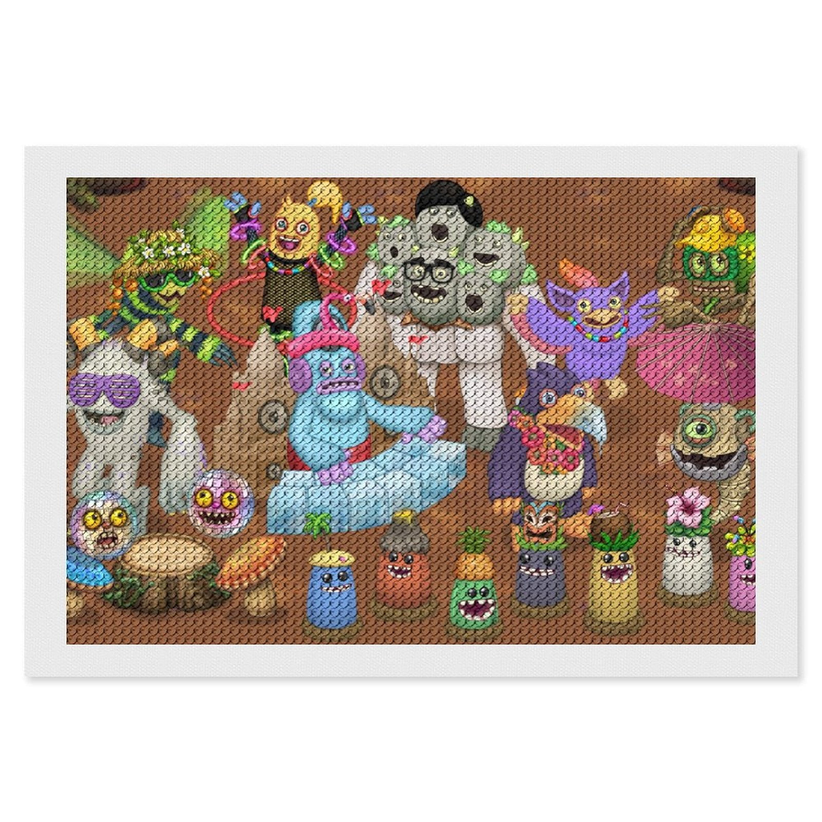 My Singing Monsters Diamond Art Kits for Adults Beginners Round 5D ...