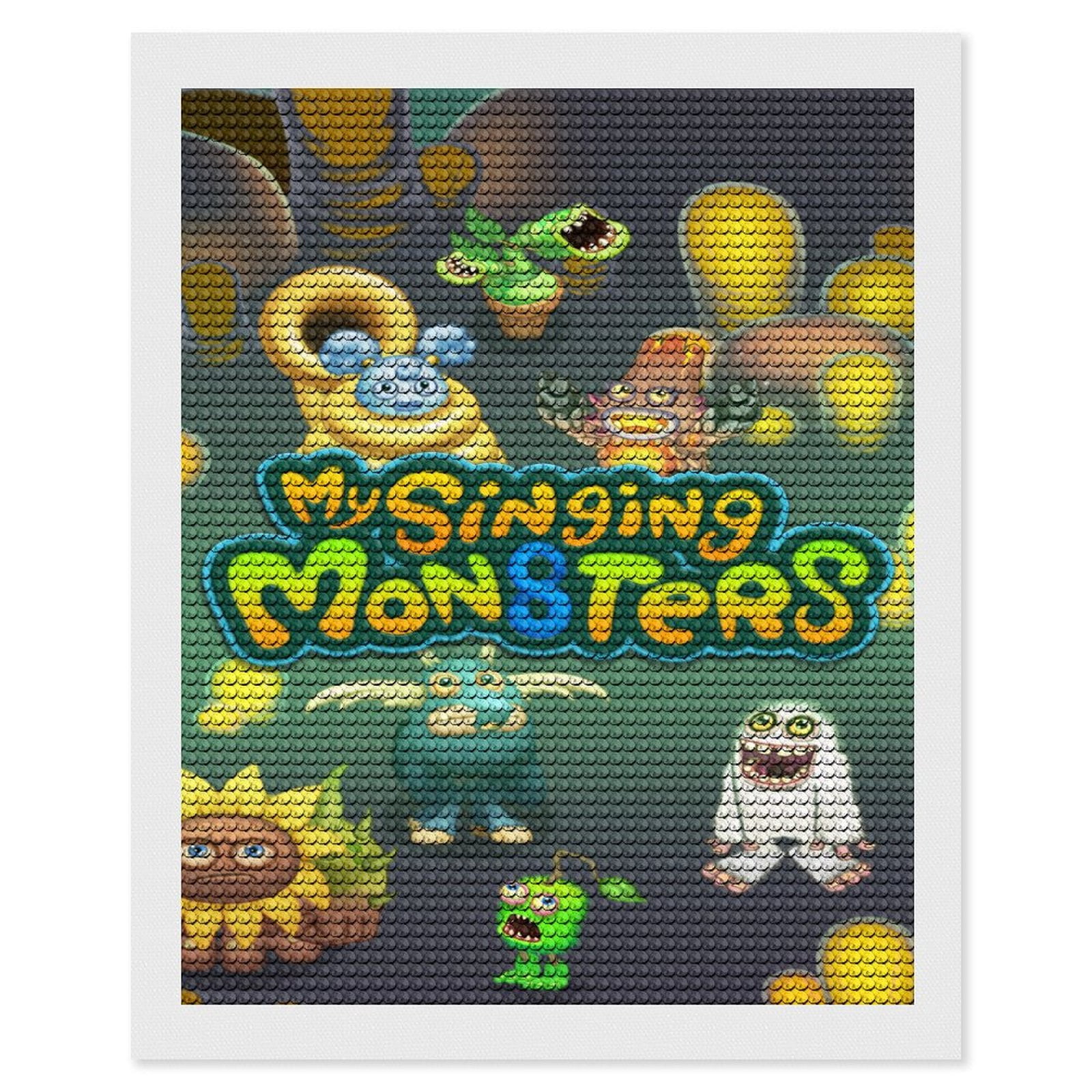 My Singing Monsters Diamond Art Kits for Adults Beginners Round 5D ...