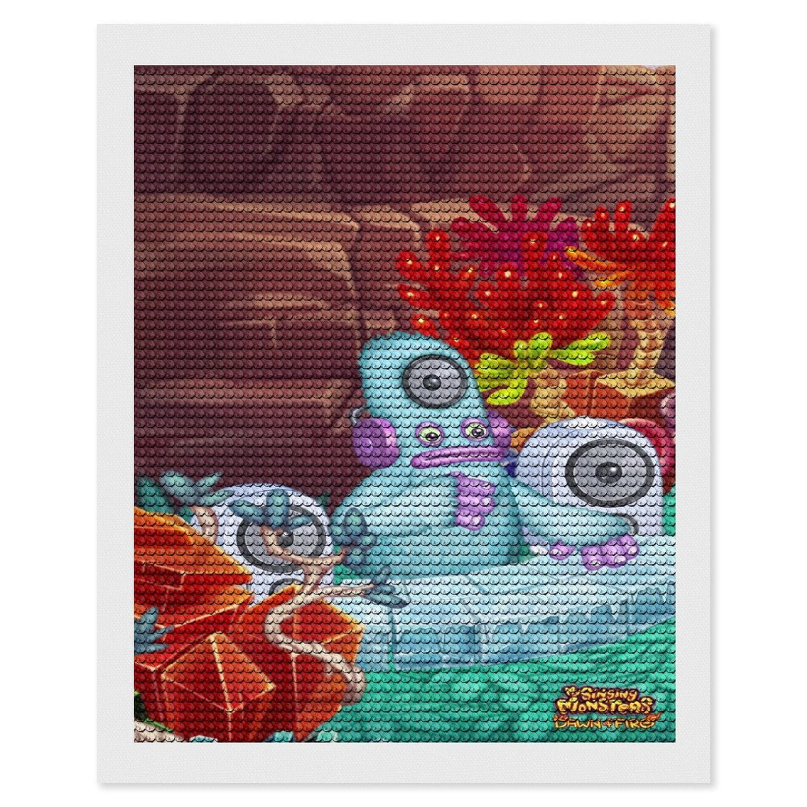 My Singing Monsters Diamond Art Kits for Adults Beginners Round 5D ...
