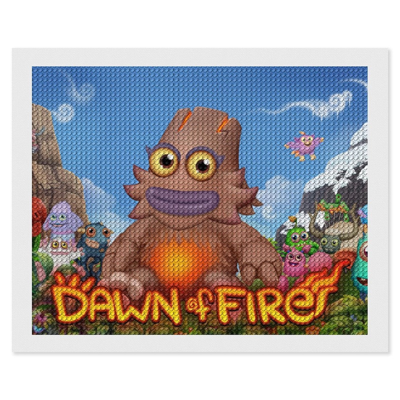 My Singing Monsters Diamond Art Kits for Adults Beginners Round 5D ...