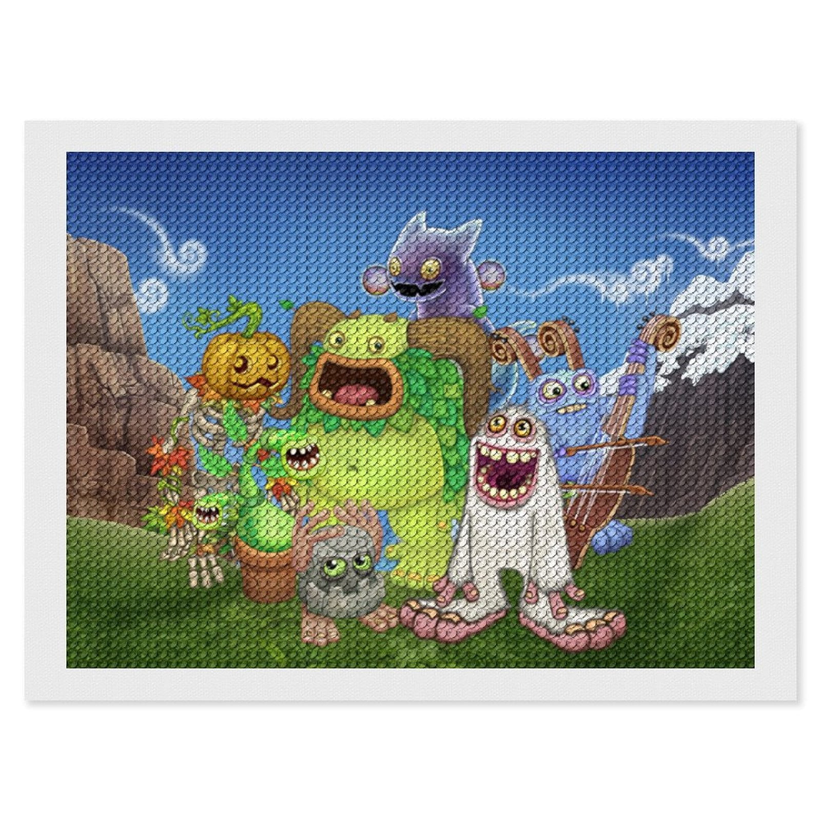 My Singing Monsters Diamond Art Kits for Adults Beginners Round 5D ...