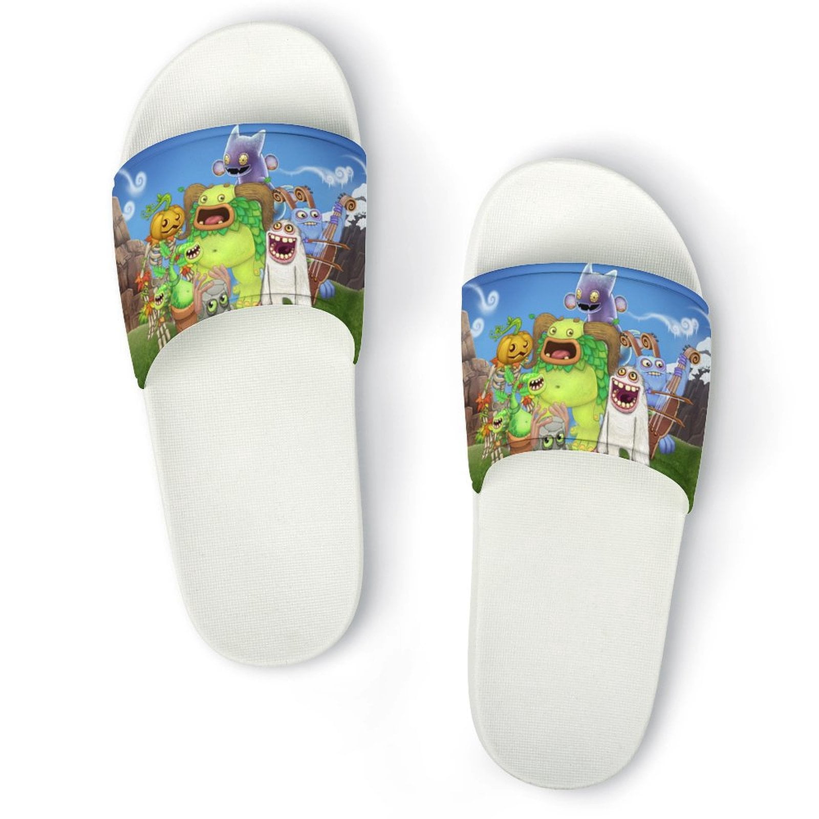 My Singing Monsters Home Slippers Unisex House Sandals Breathable PVC ...