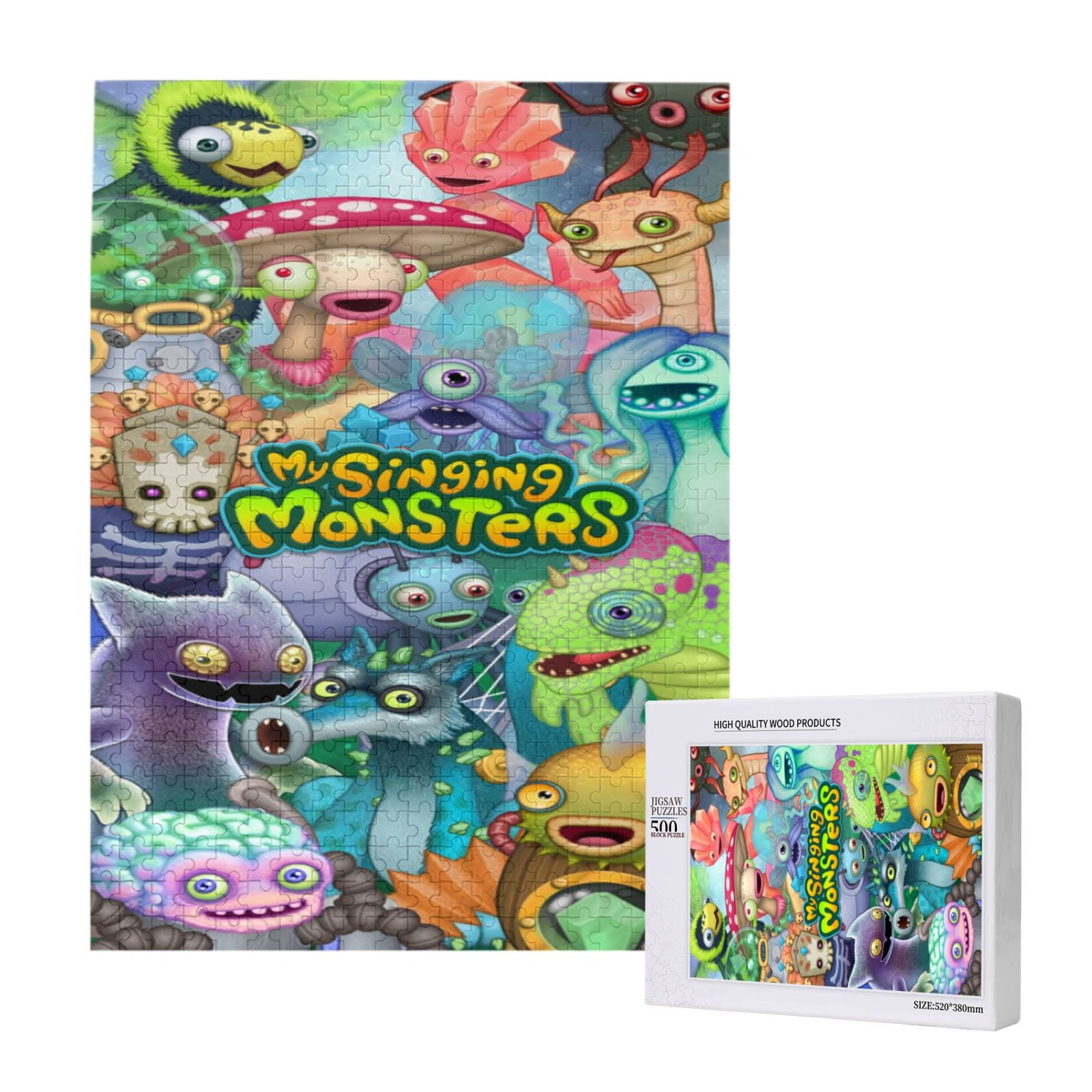 My Singing Monsters Jigsaw Puzzle 300 500 1000 Piece Colorful Puzzles ...