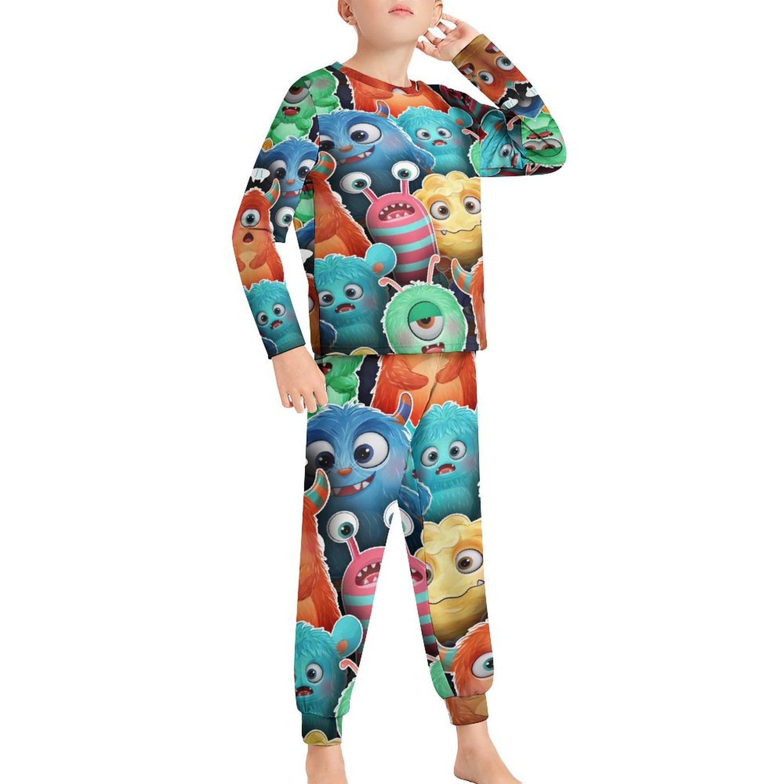 My Singing Monsters Ki-ds Pajamas 2 Piece Pjs Set Little Big Bo-ys Gi ...