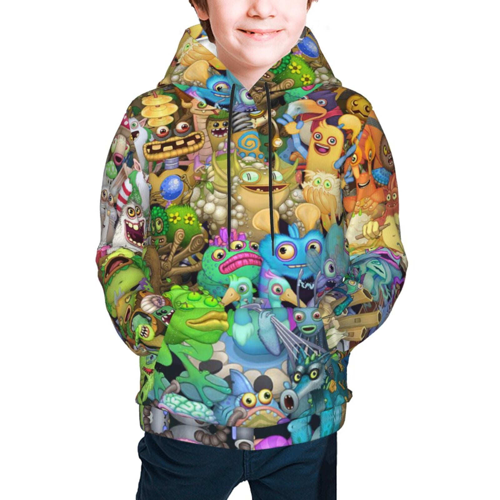 My Singing Monsters Kids Pullover Hoodies 3d Print Hooded Sweatshirt ...