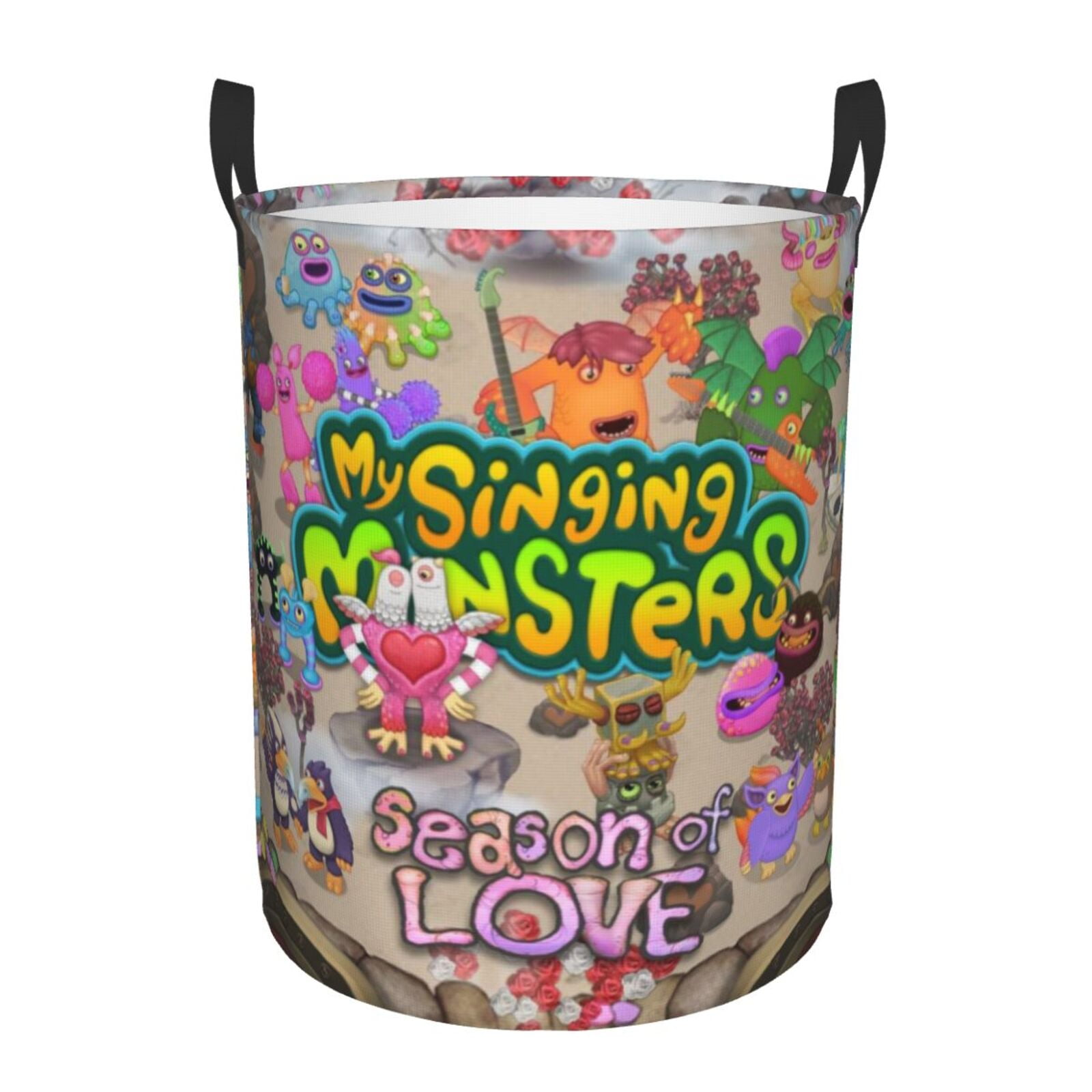 My Singing Monsters Laundry Hamper Basket with Handles, Lightweight ...
