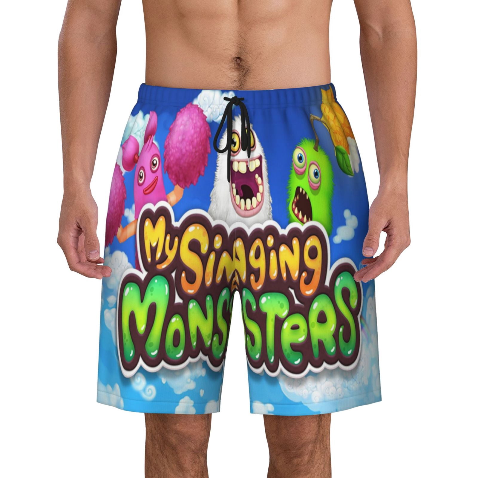 My Singing Monsters Men's Swim Trunks Quick Dry Board Shorts Bathing ...