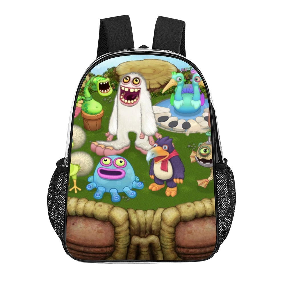 My Singing Monsters Plant Island Clear Backpack 17 Inch Transparent Bag ...