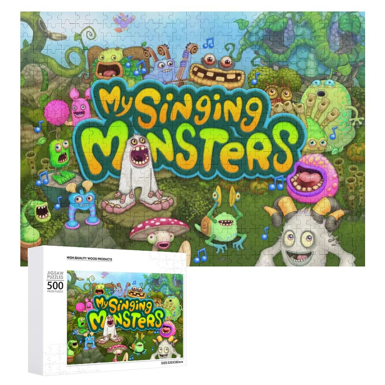 My Singing Monsters Play Wooden Jigsaw Puzzles Accessories Intellectual ...