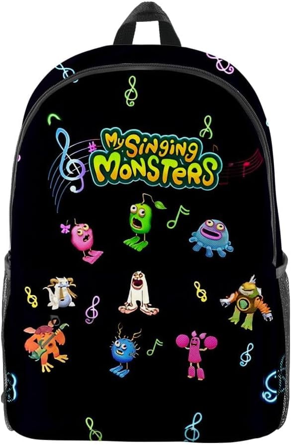 My Singing Monsters Schoolbag Anime Game 3D Manga Graffiti Printing ...